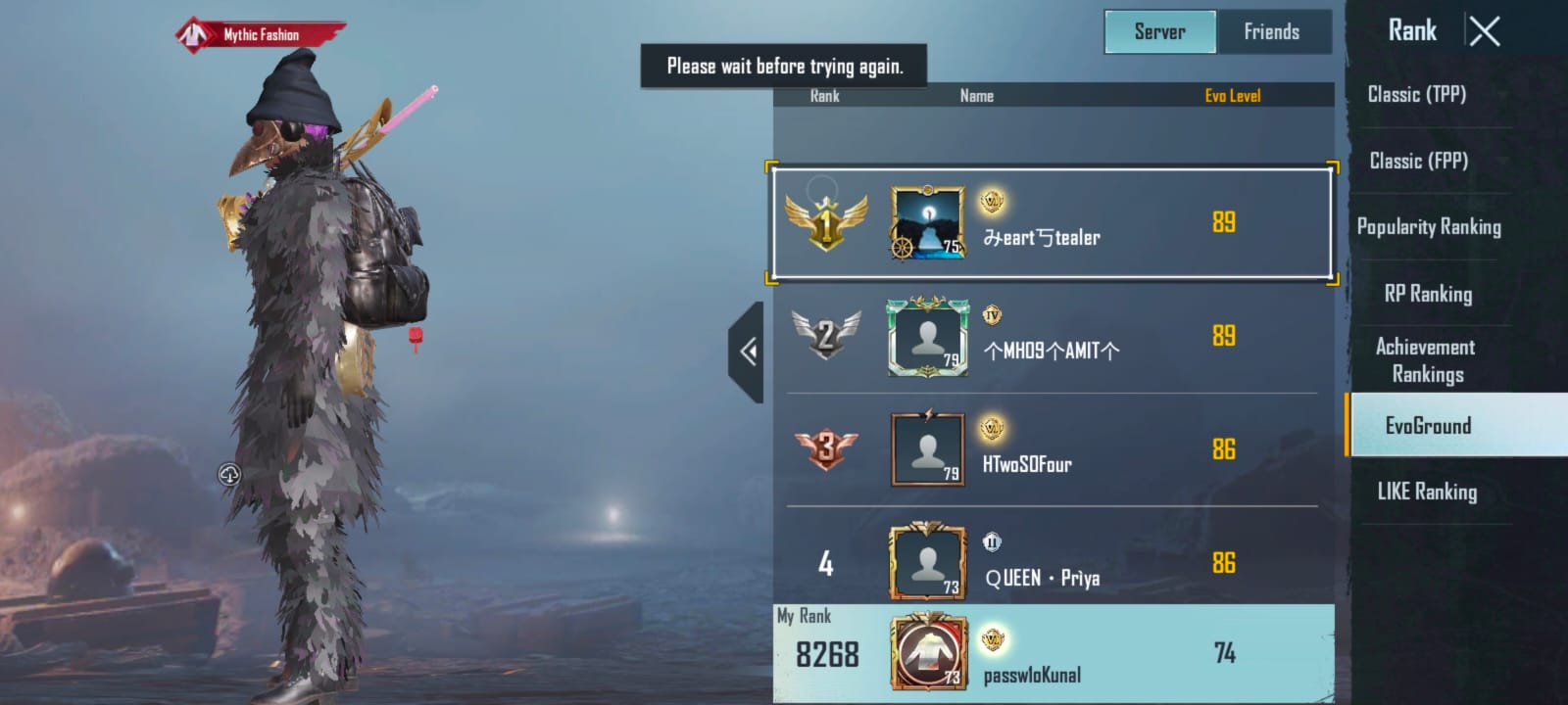 My favorite BGMI seasons and stats