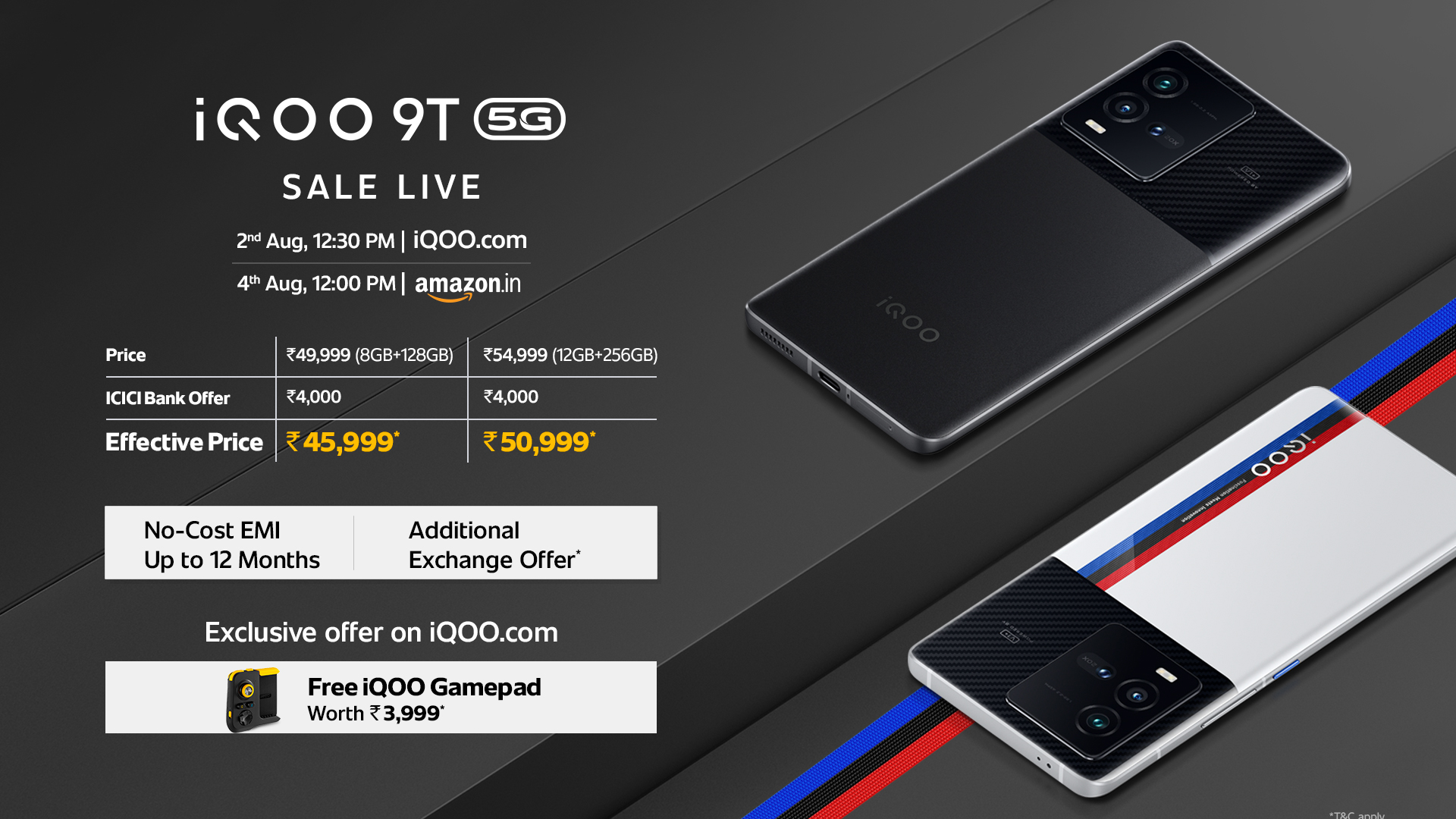 iQOO Launches India's Most Powerful Flagship Smartphone: iQOO 9T 5G