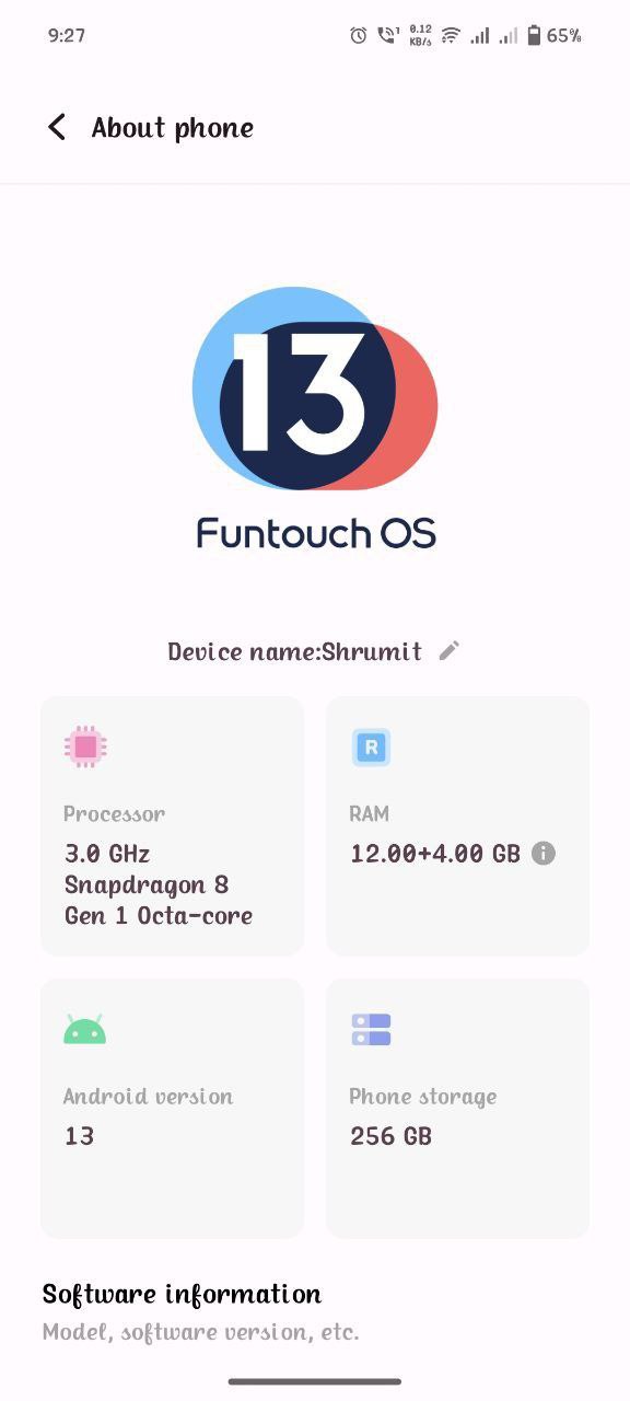 Funtouch os 13 with Android 13