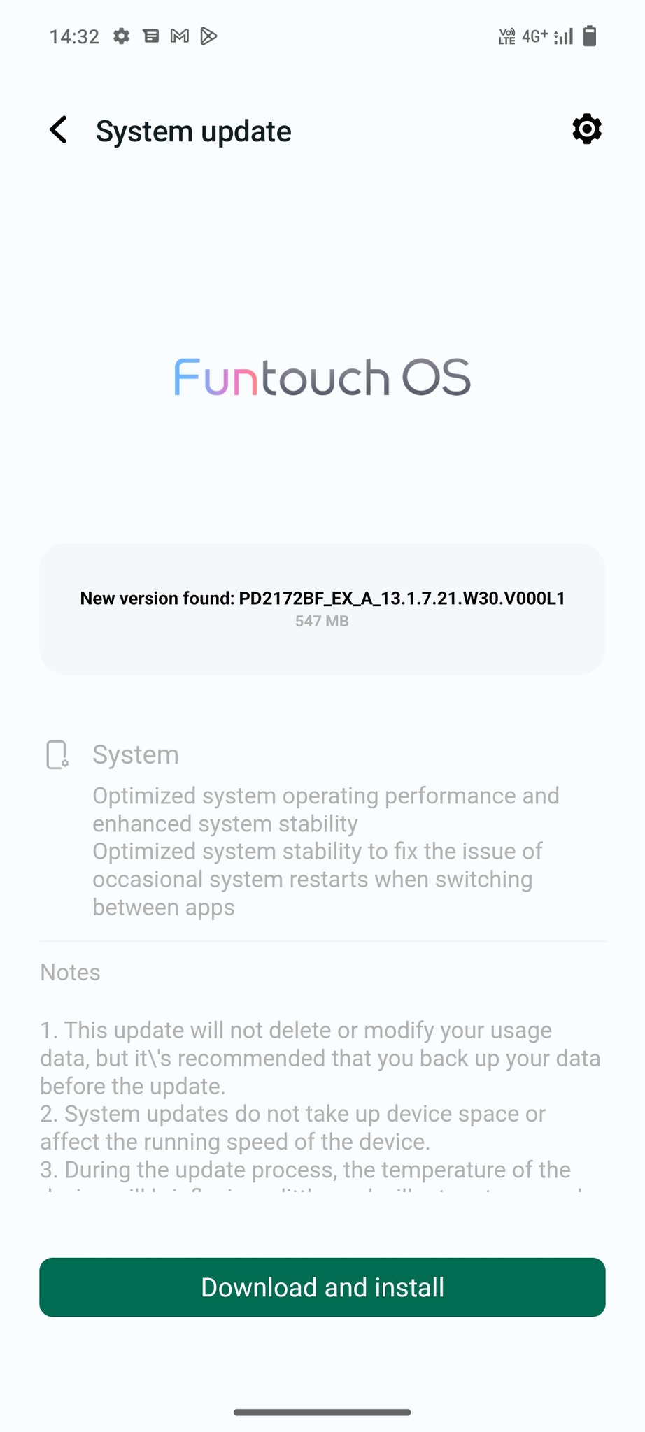 iQOO 9 Pro - Funtouch OS 13 Build : 2