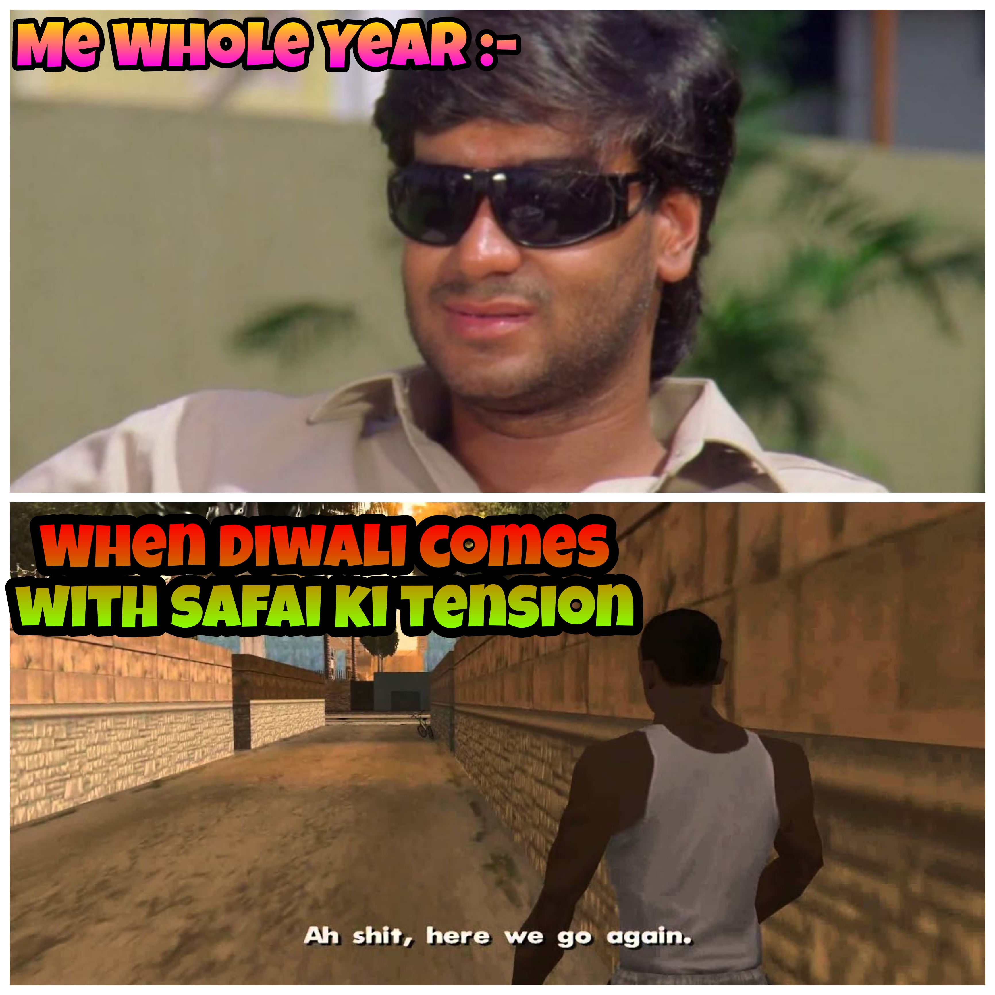 😅 My Diwali Situation in a MEME