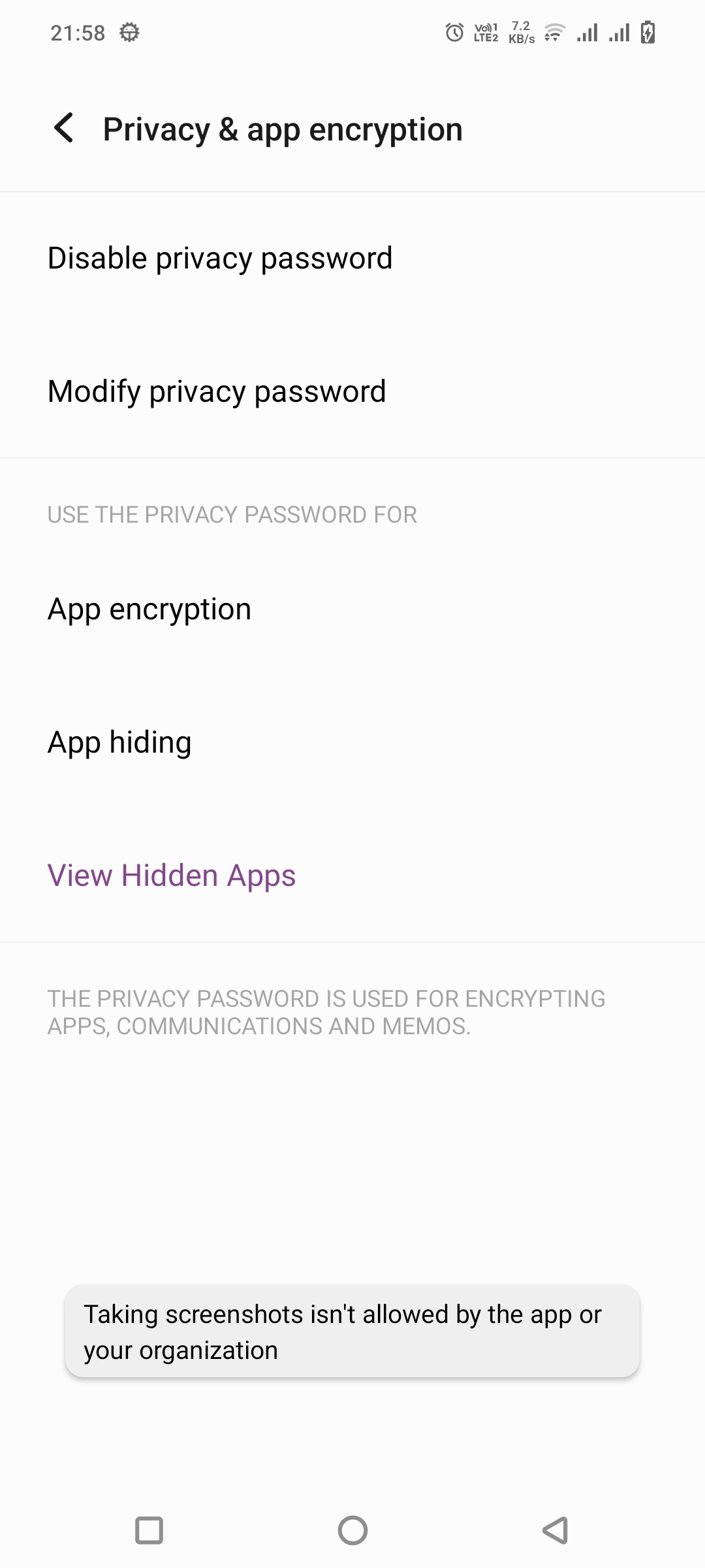 Hide Apps | iQOO Devices