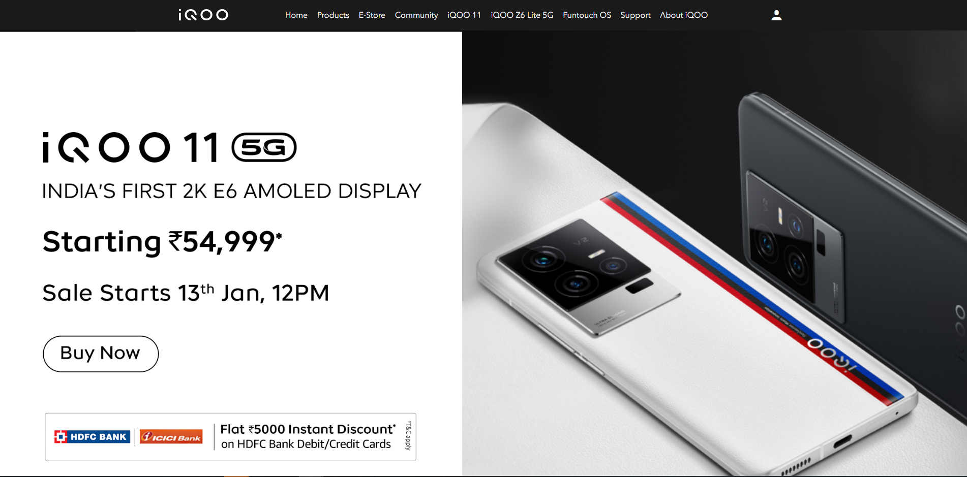 📢 iQOO E-Store Live Event | 10th Jan 2023 | @ 5Pm.