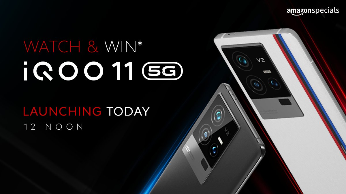 #iQOO11 5G Smartphones Launching today 12 Noon