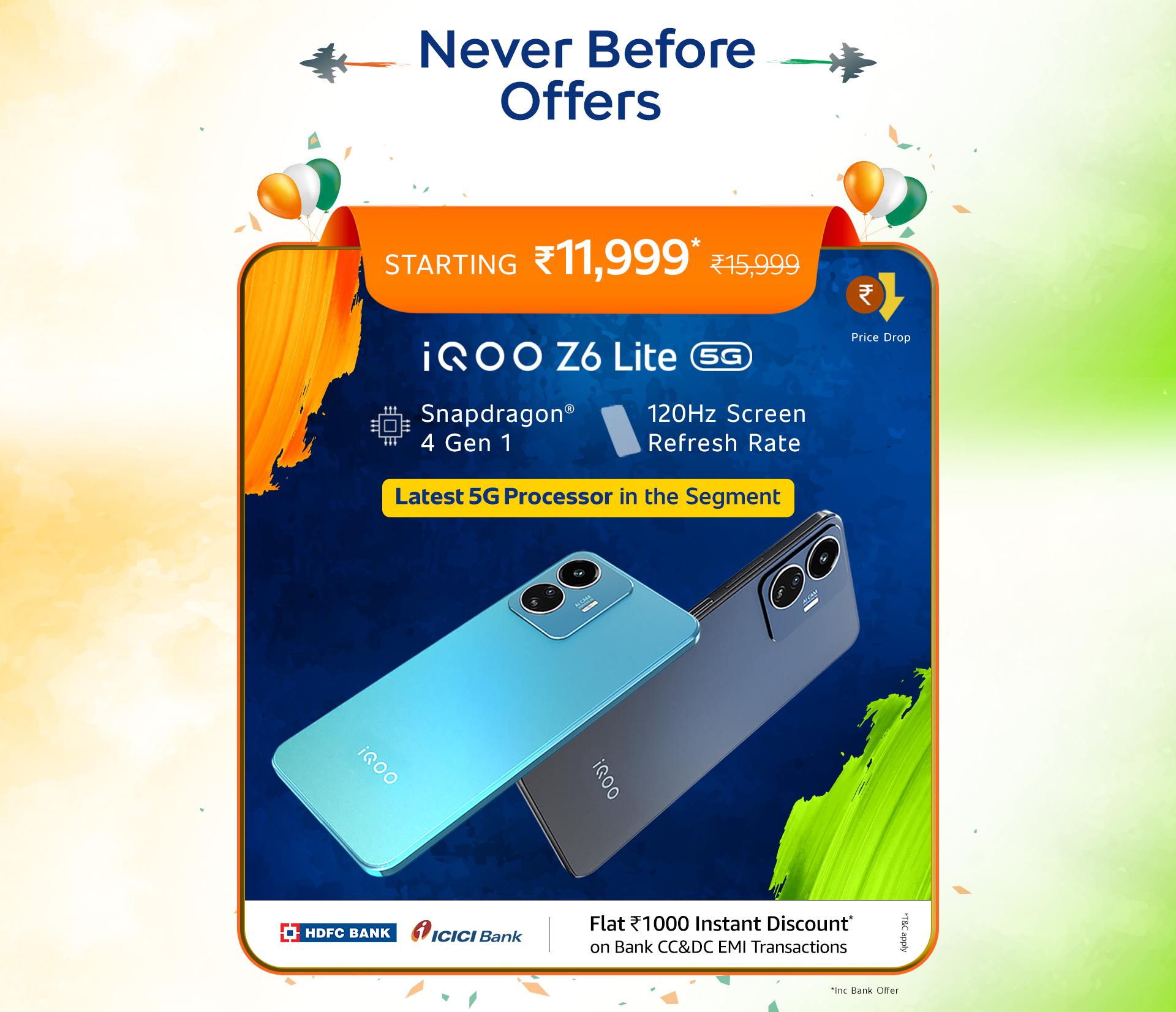 Republic Day Sale is live on iQOO e-store