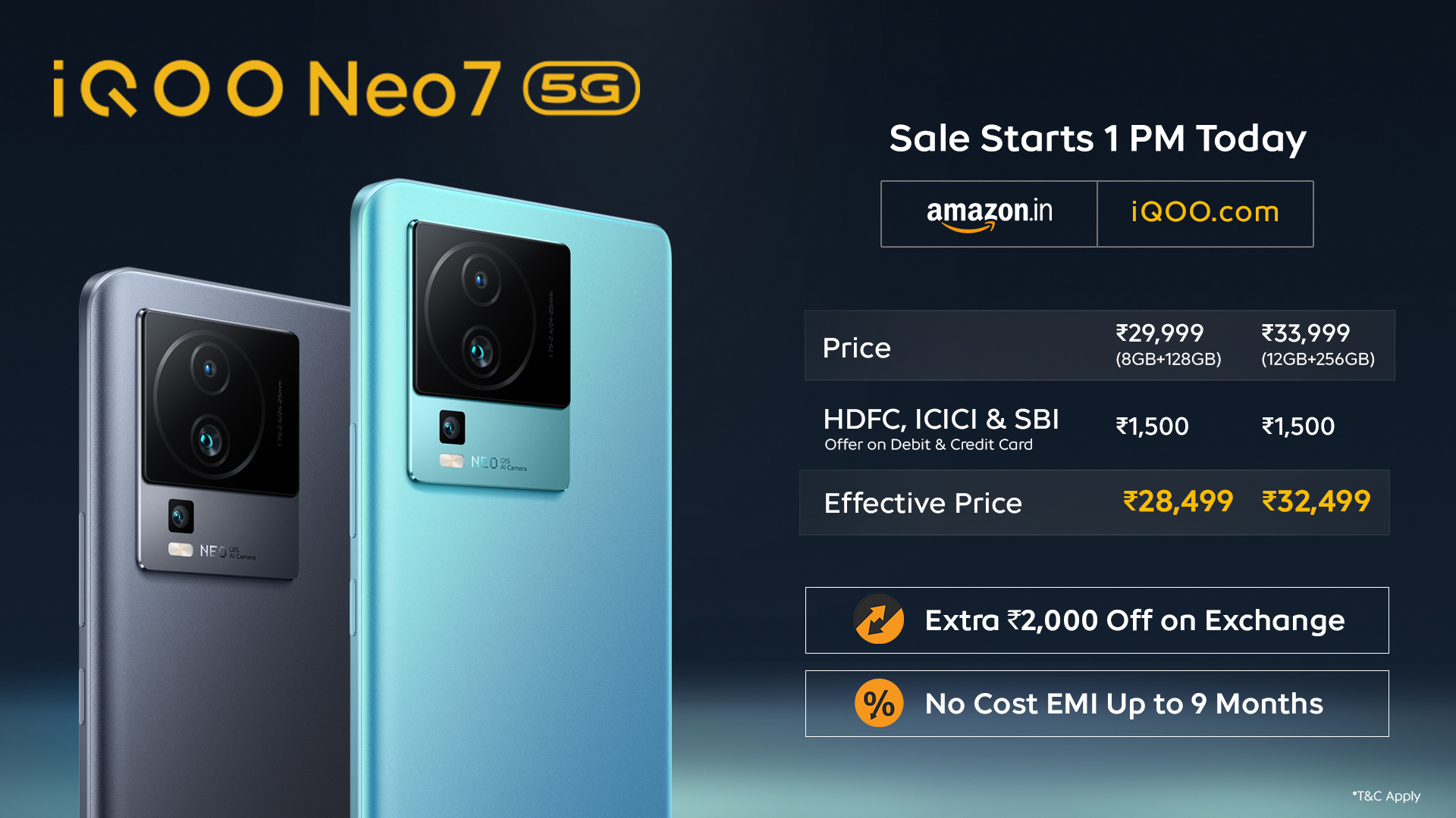 iQOO Neo 7 launched | Get yours NOW!
