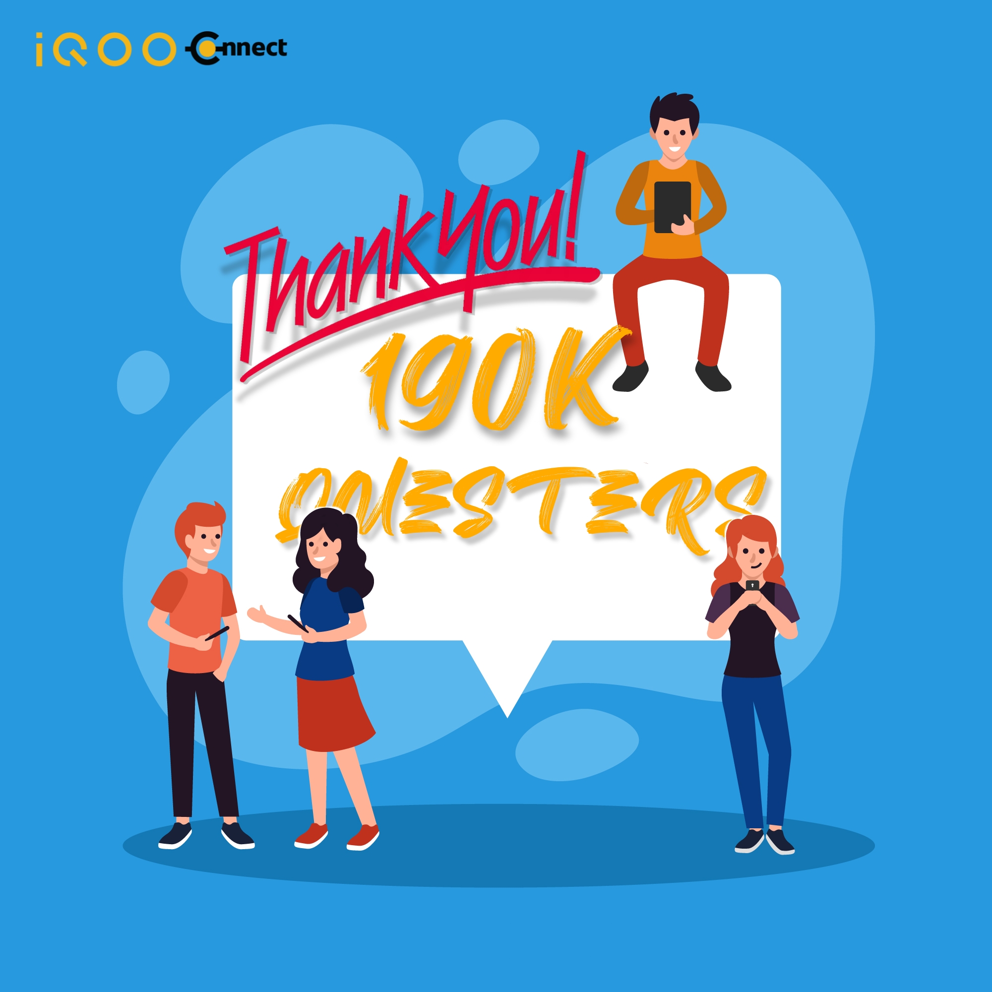 iQOO Connect is 190K+ Strong 🤩🎉