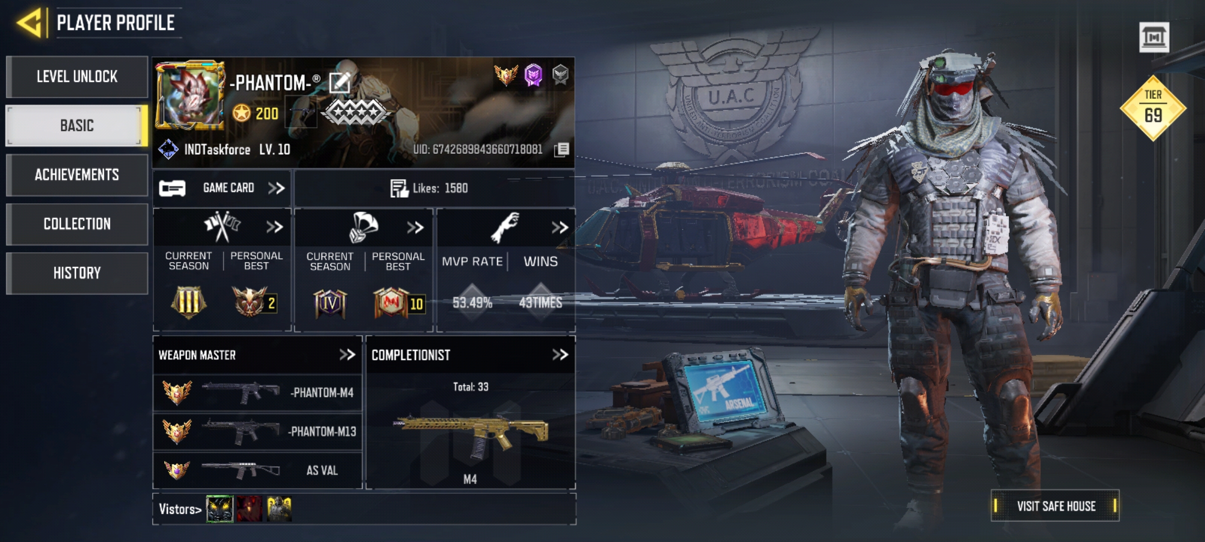 'COD Mobile' past/present season statistics