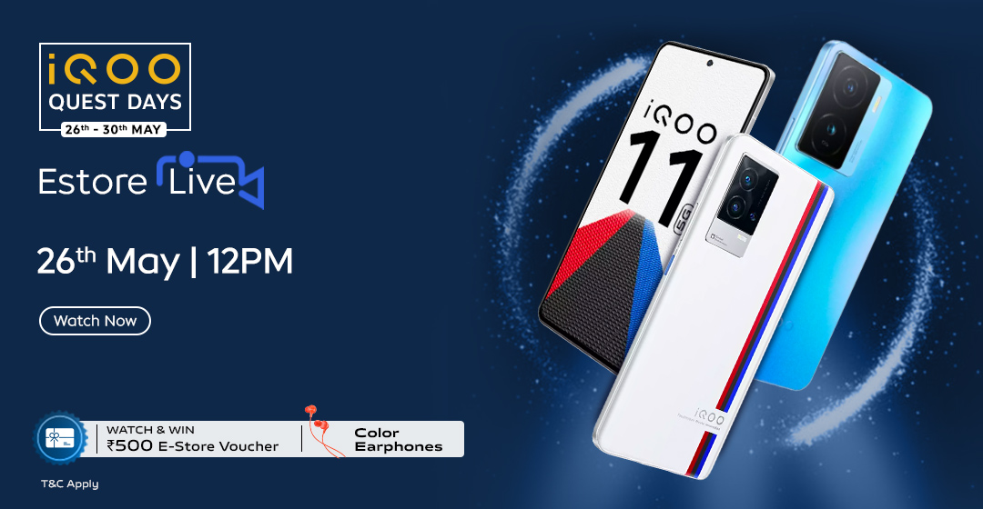 iQOO Quest Day is here l E-Store Live Tomorrow