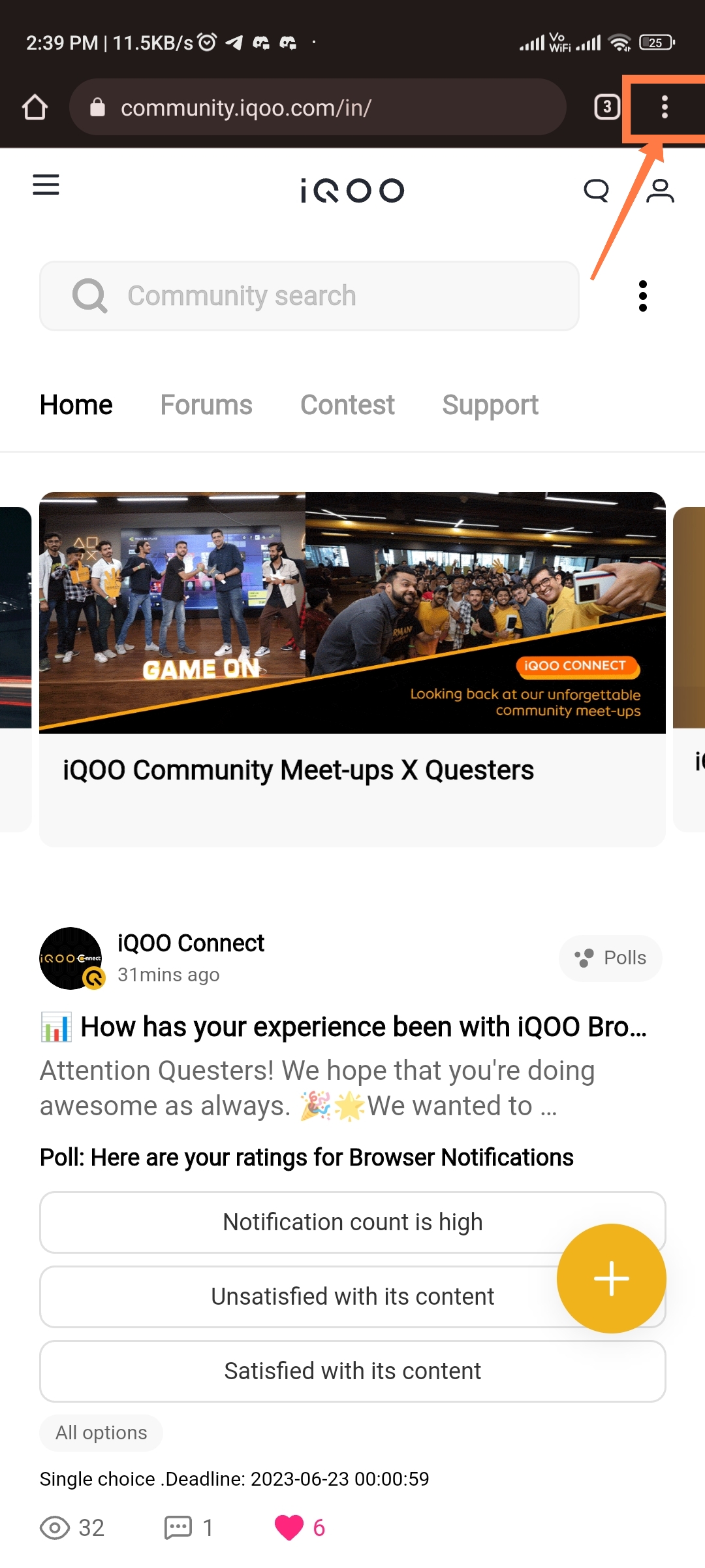 Turn iQOO Community into an App: Easy Access for Non-iQOO Users
