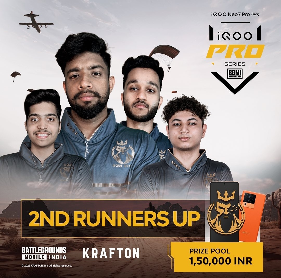 Meet the champions of IQOO PRO SERIES and overall stander