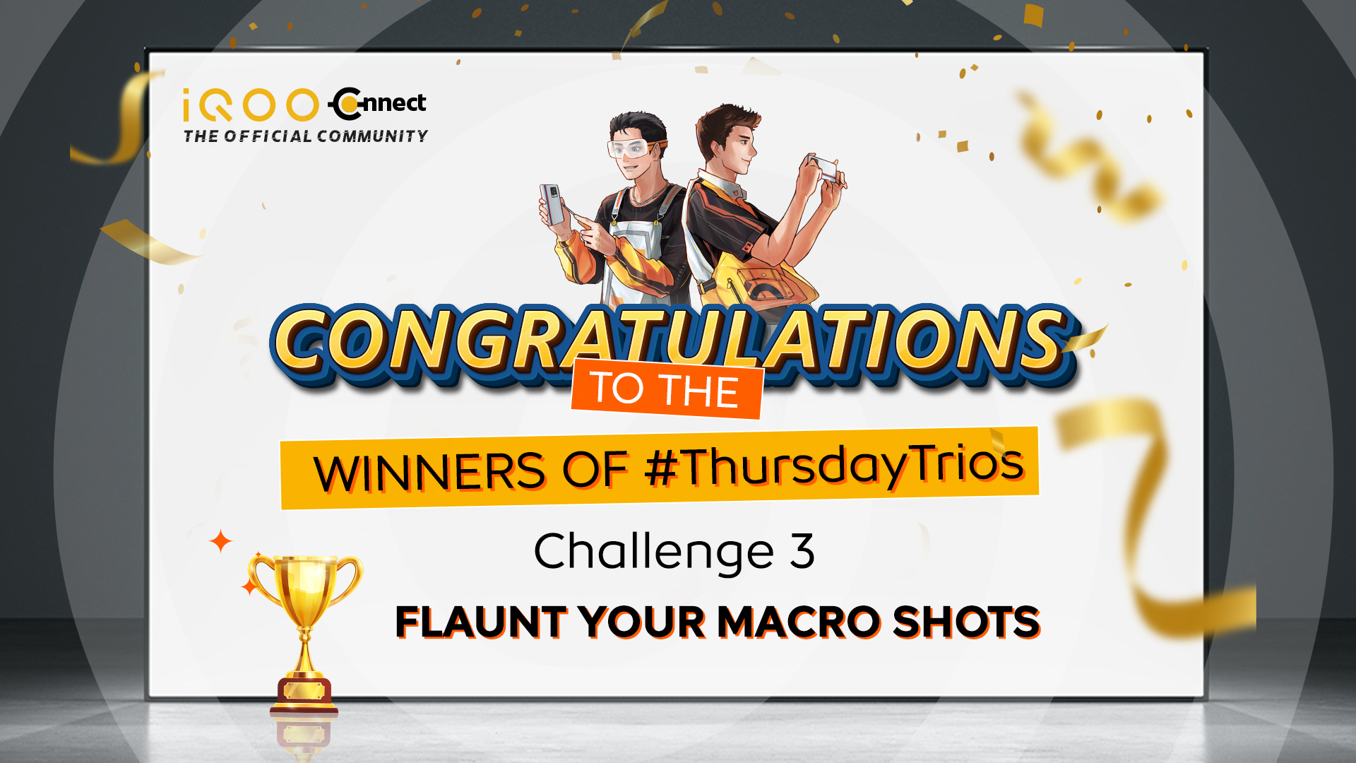 Congratulations to the Winners of #ThursdayTrios | Challenge 3