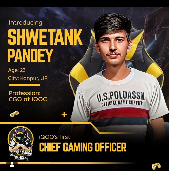 iQOO first Chief Gaming Officer #CGO