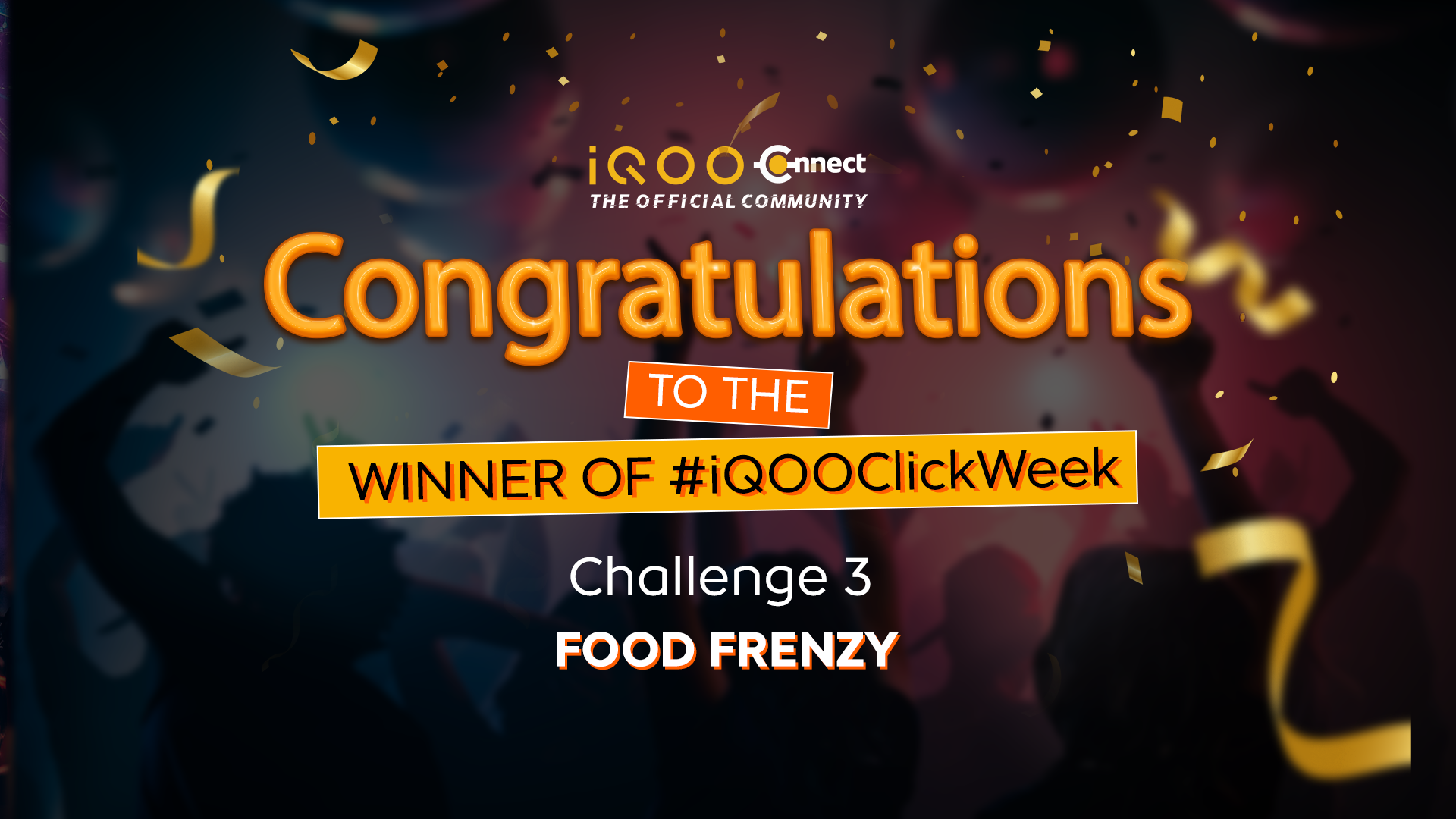 Congratulations to the Winner of #iQOOClickWeek | Challenge 3 | Food Frenzy
