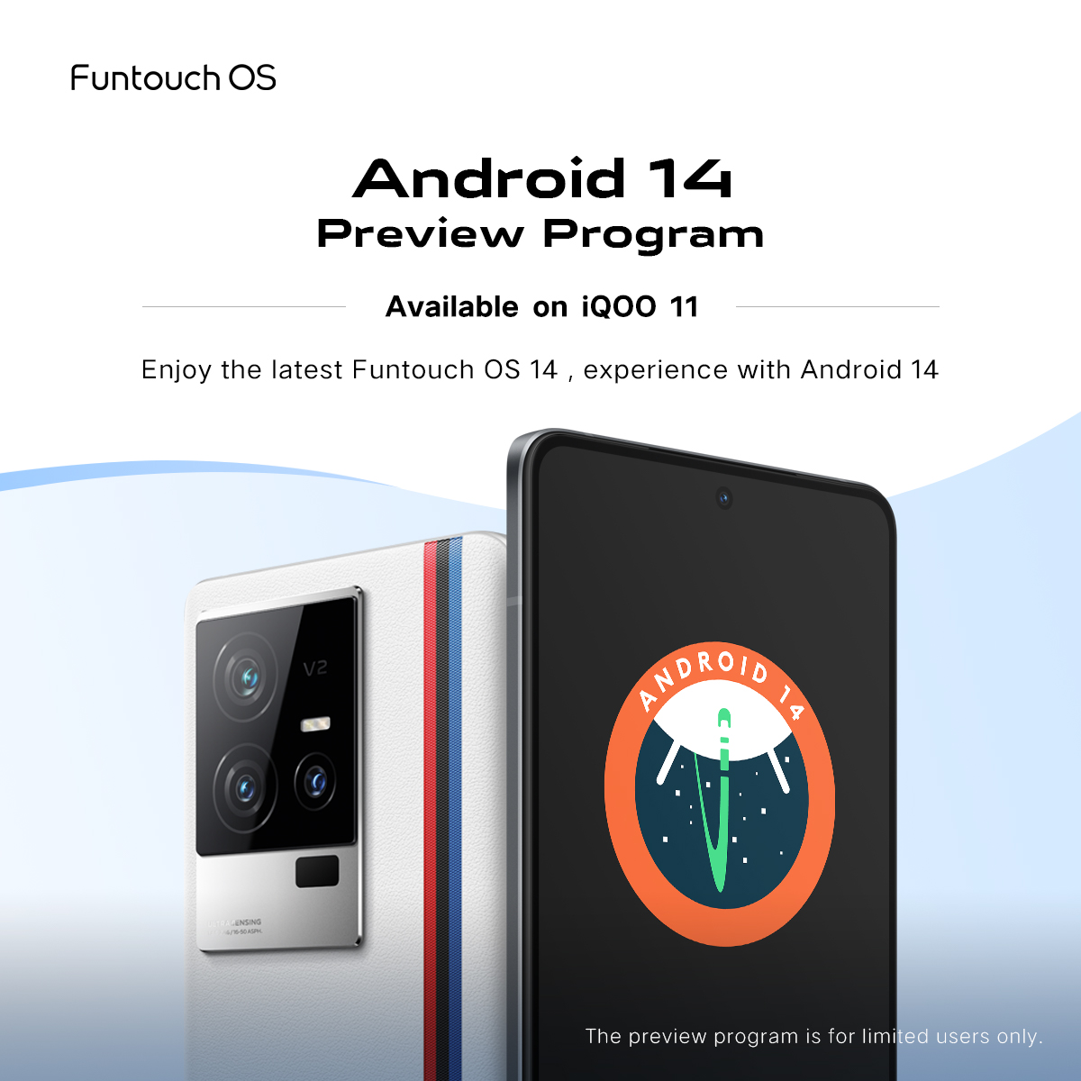 Exclusive Funtouch OS 14 based on Android 14 Preview Program for iQOO 11 users
