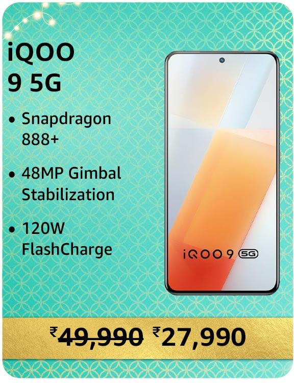 iQOO Max Power Max Offers Ft. Amazon Great Indian Festival