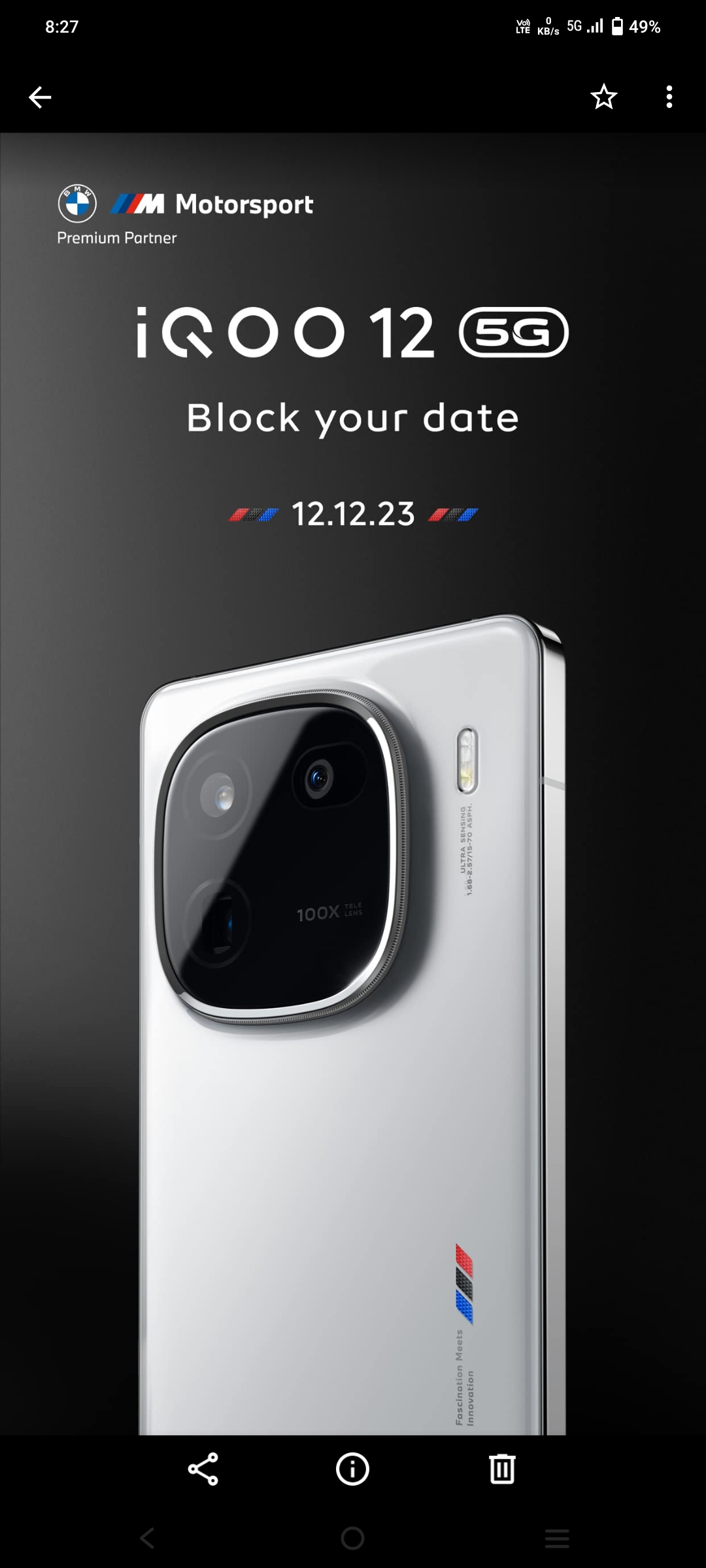 Capture iQOO 12 and win iQOO 12