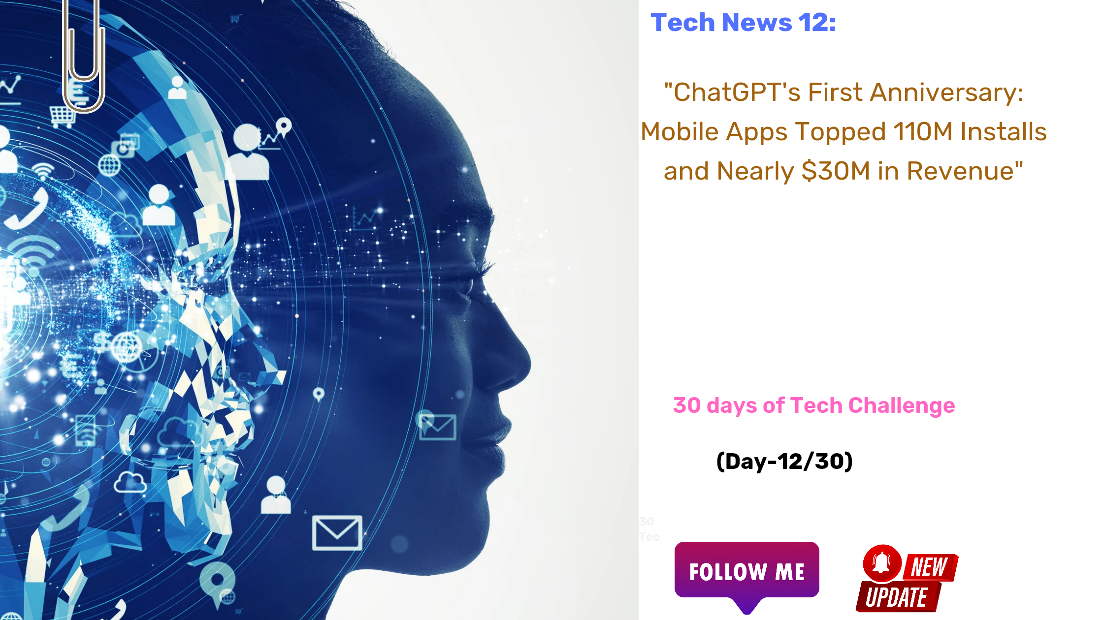 Tech News 12: ChatGPT's Mobile Apps Topped 110M Installs and ~$30M in ...