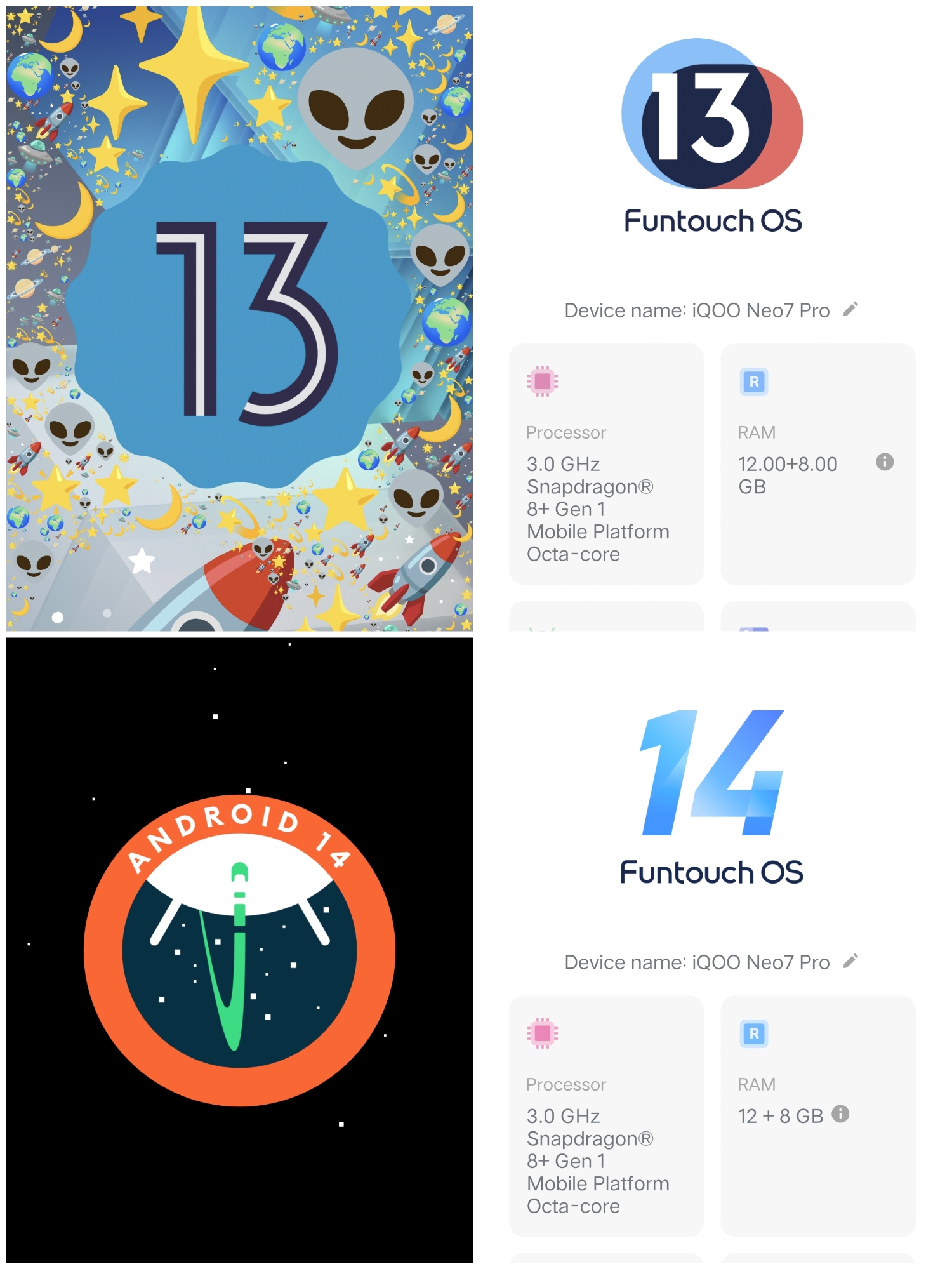 In-Depth Review and Comparison: FunTouch OS 13 vs FunTouch OS 14 iQOO Neo 7 Pro