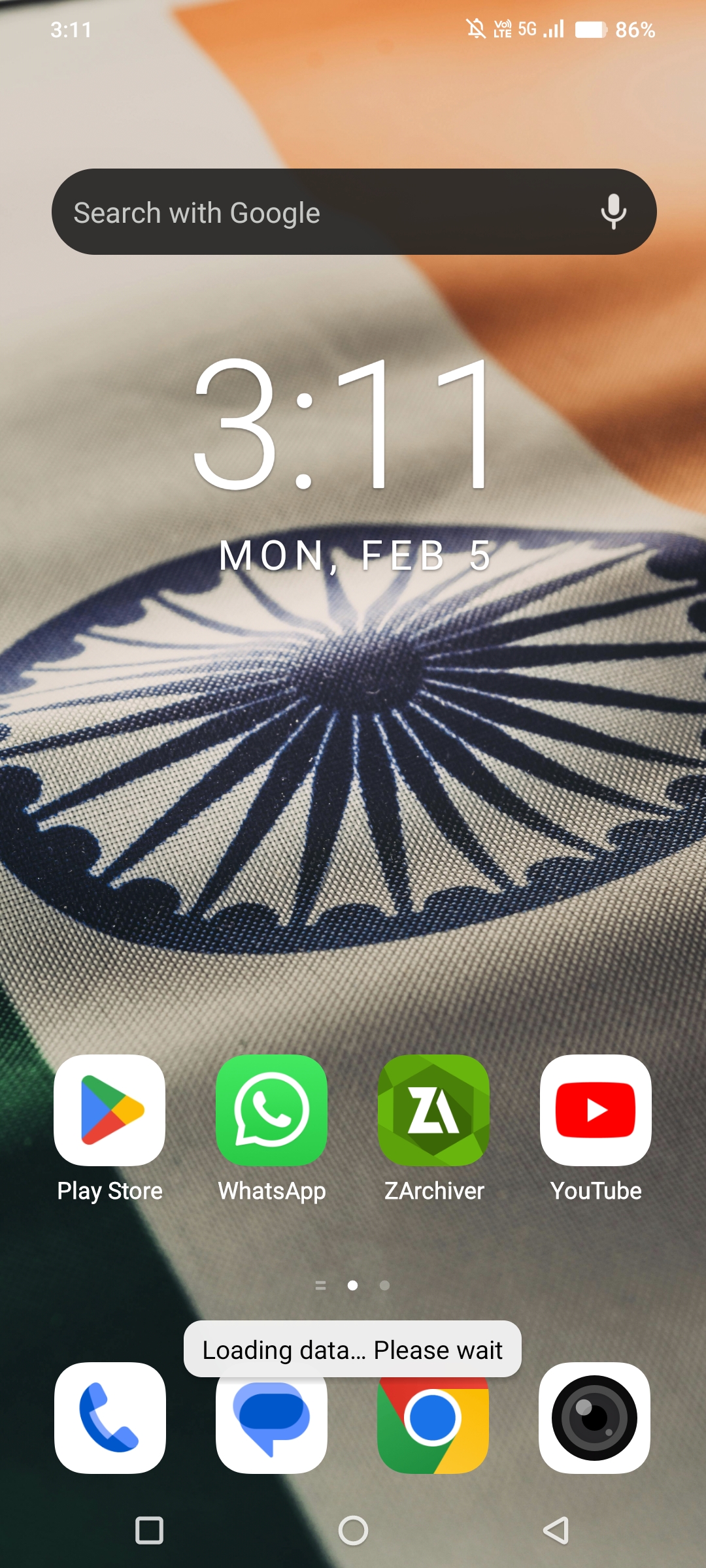 After Updating Sometimes "Loading Data... Please Wait" Pop Up Text occuring