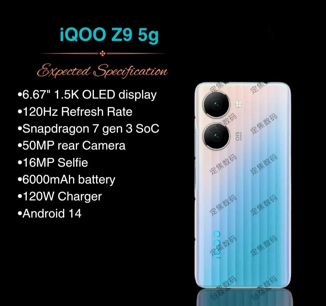 After Iqoo Neo 9 pro , Iqoo z9 5g is coming...😍