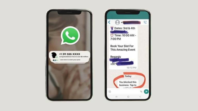 WhatsApp Spam Messages can be blocked From Lockscreen