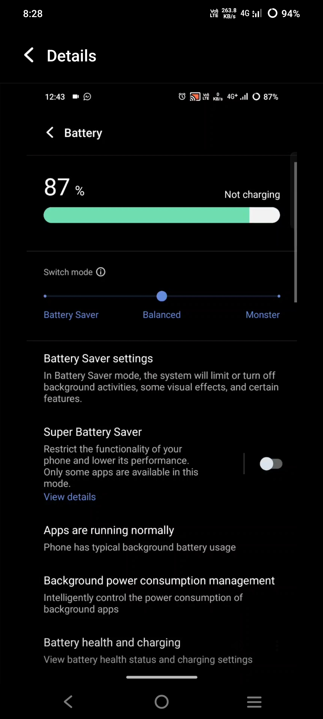 Super Battery Saver add Feature