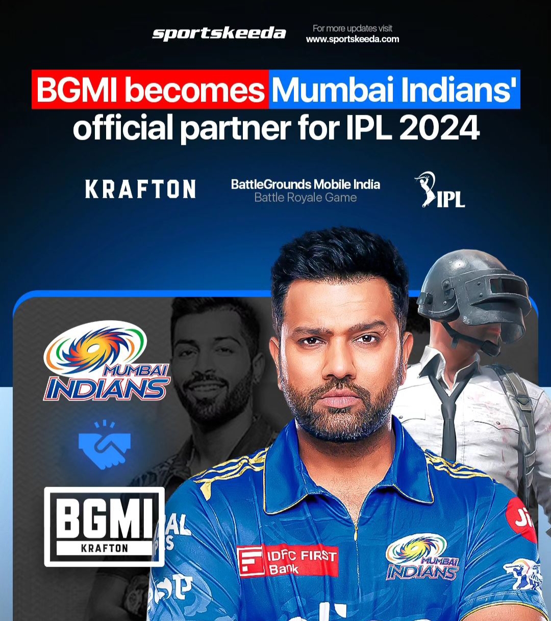 BGMI Becomes Mumbai Indians Official Partner for IPL 2024