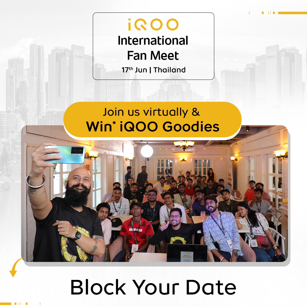 #iQOOInternationalFanMeet 4 Years of iQOO