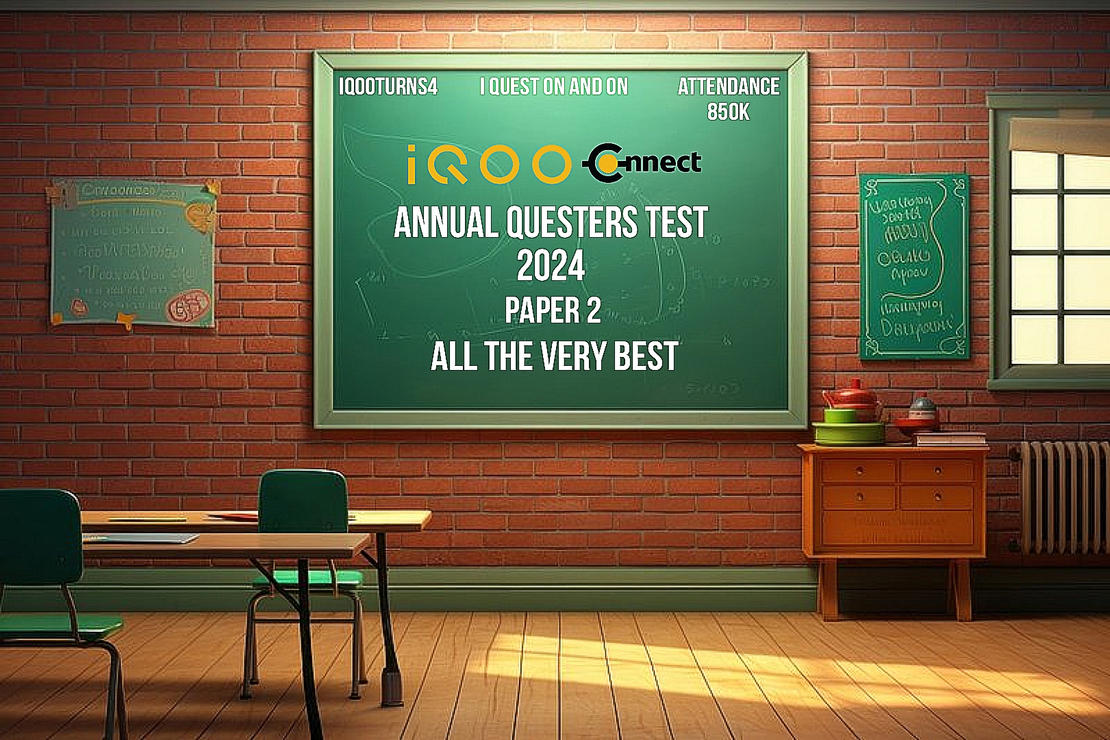 iQOO Annual Questers Test : Let's express our affection for iQOO - Paper 2