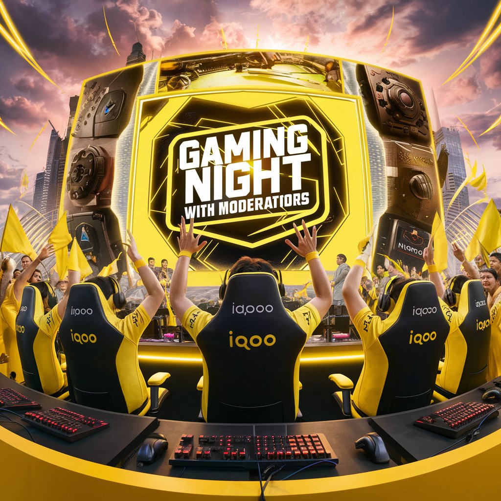 Announcement for Gaming Night With Moderators