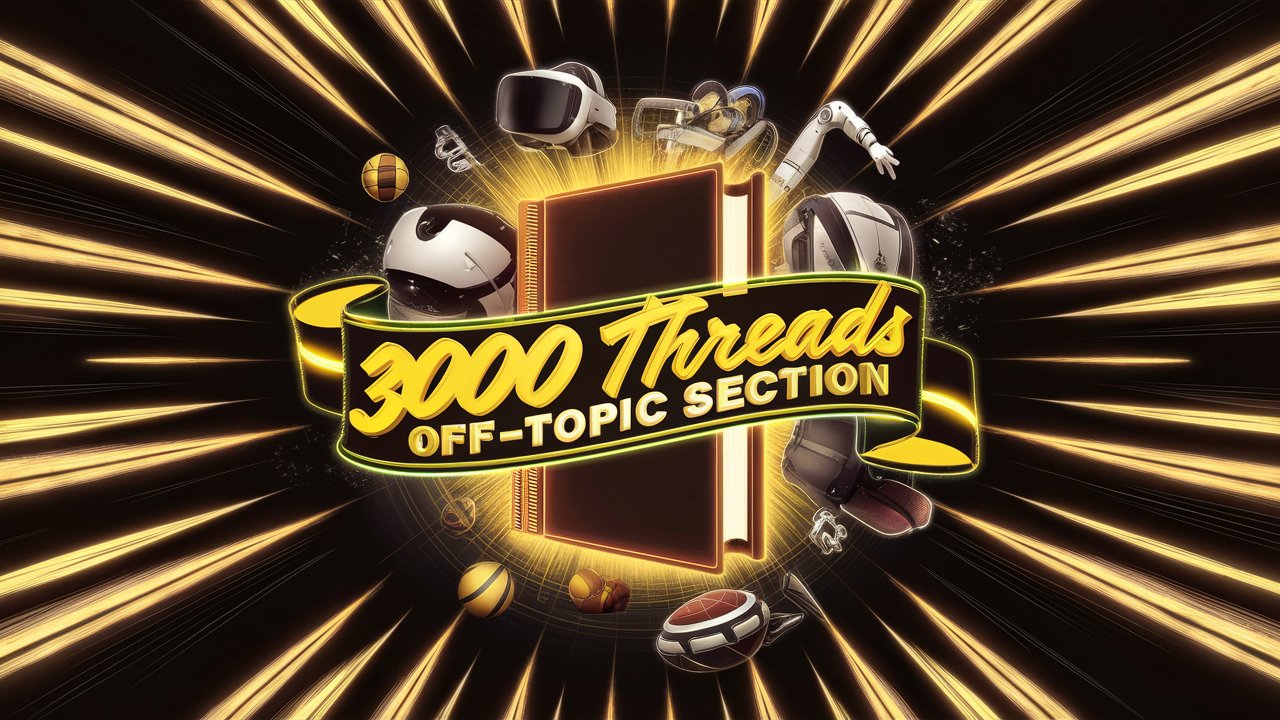 Celebrating 3000 Threads in the Off Topic Lobby! 🎉
