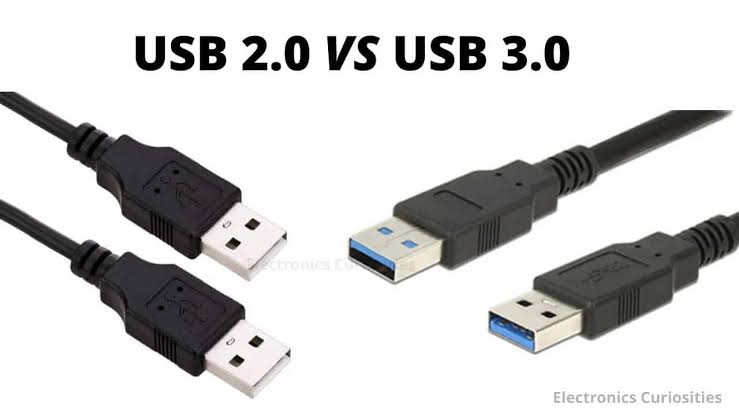 What is the difference between usb 2.0 and 3.0 store