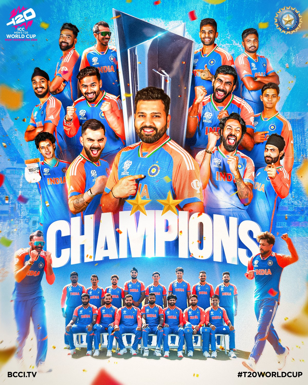 India Ends 17-Year Wait: T20 World Cup Trophy Comes Home!