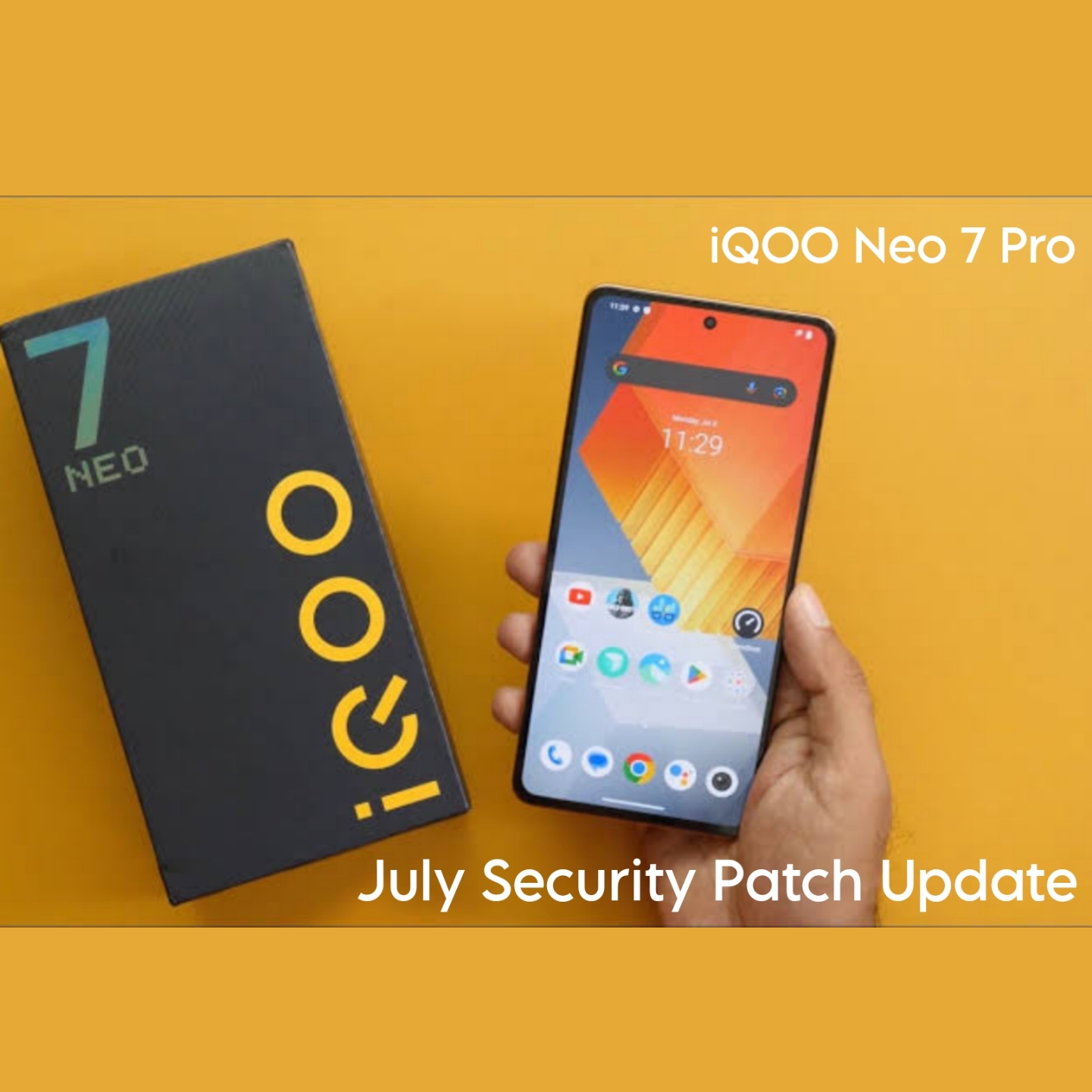 iQOO Neo 7 Pro l July Security Patch Update Review