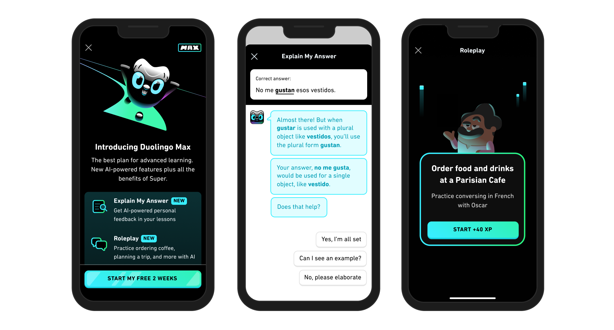 Duolingo introduces AI powered video call chatbot,mini games for it's users