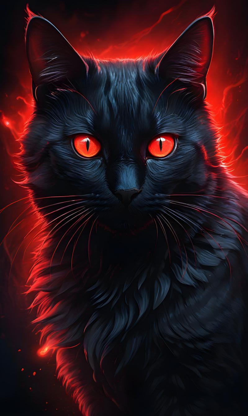 AI generate cat wallpapers