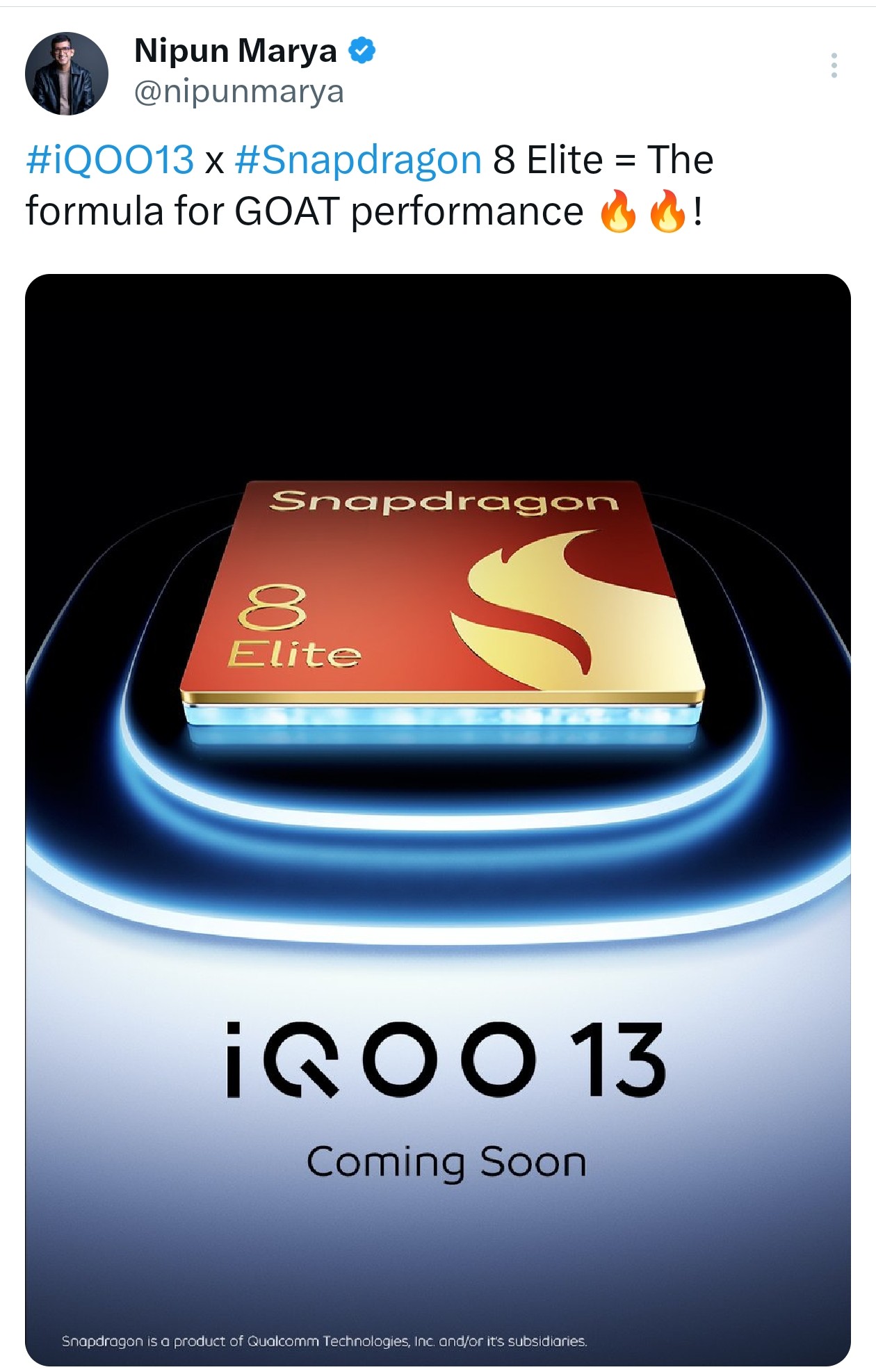 iQOO's Next Flagship Device iQOO 13 is coming soon