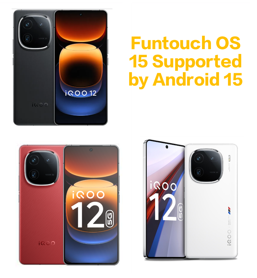 📢 Funtouch OS 15 Supported By Android 15 Is Released For iQOO 12 Users 😍!