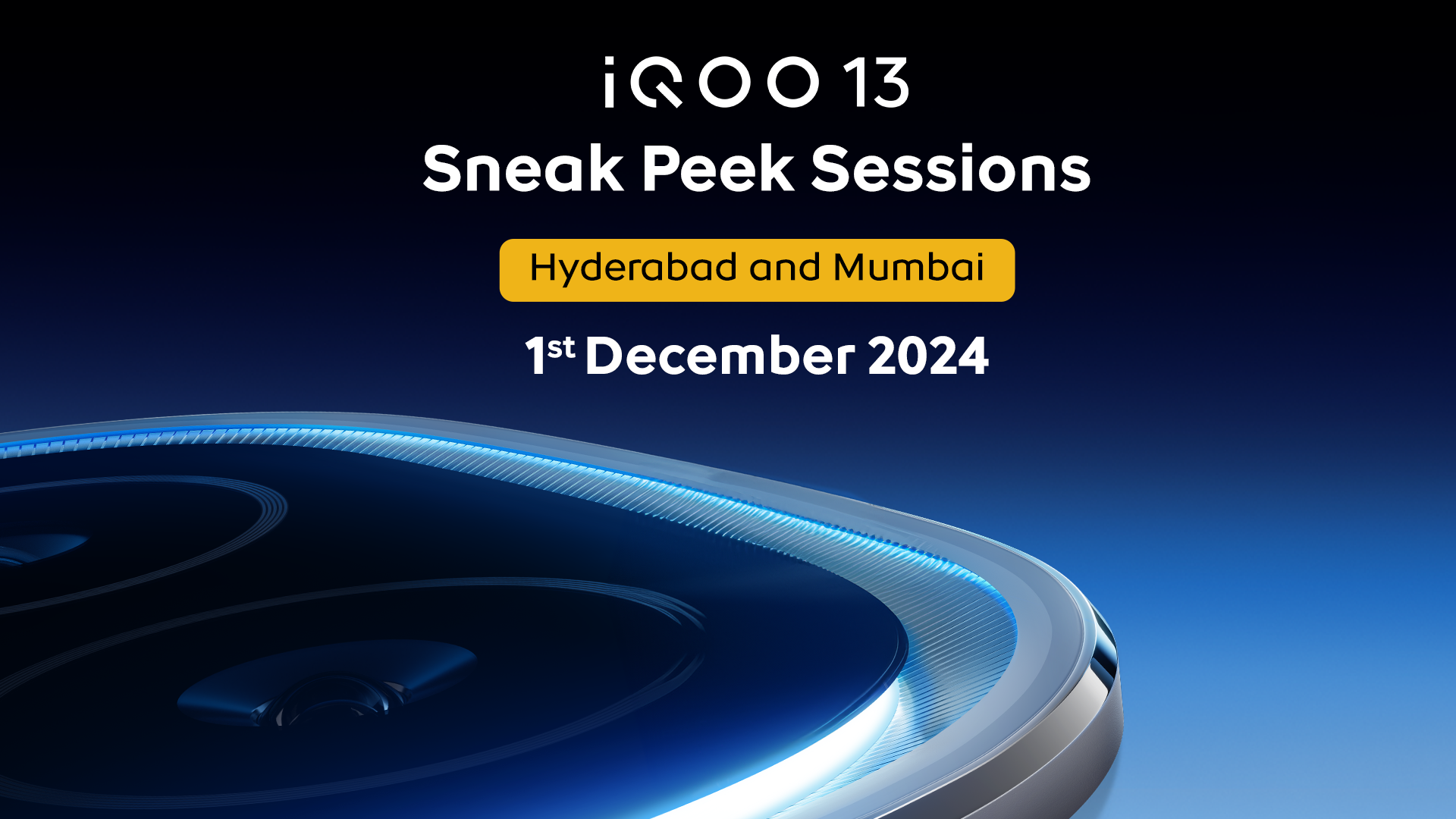 Register Now | iQOO 13 Sneak Peek Sessions | Hyderabad and Mumbai