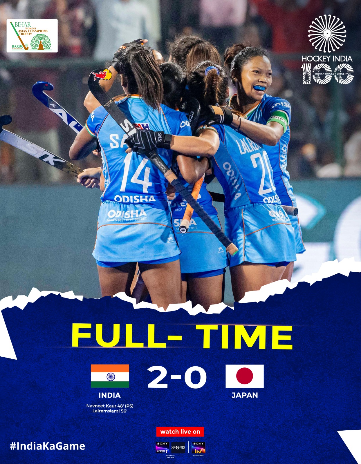 Asian Champions Trophy: India beat Japan 2-0 to enter final
