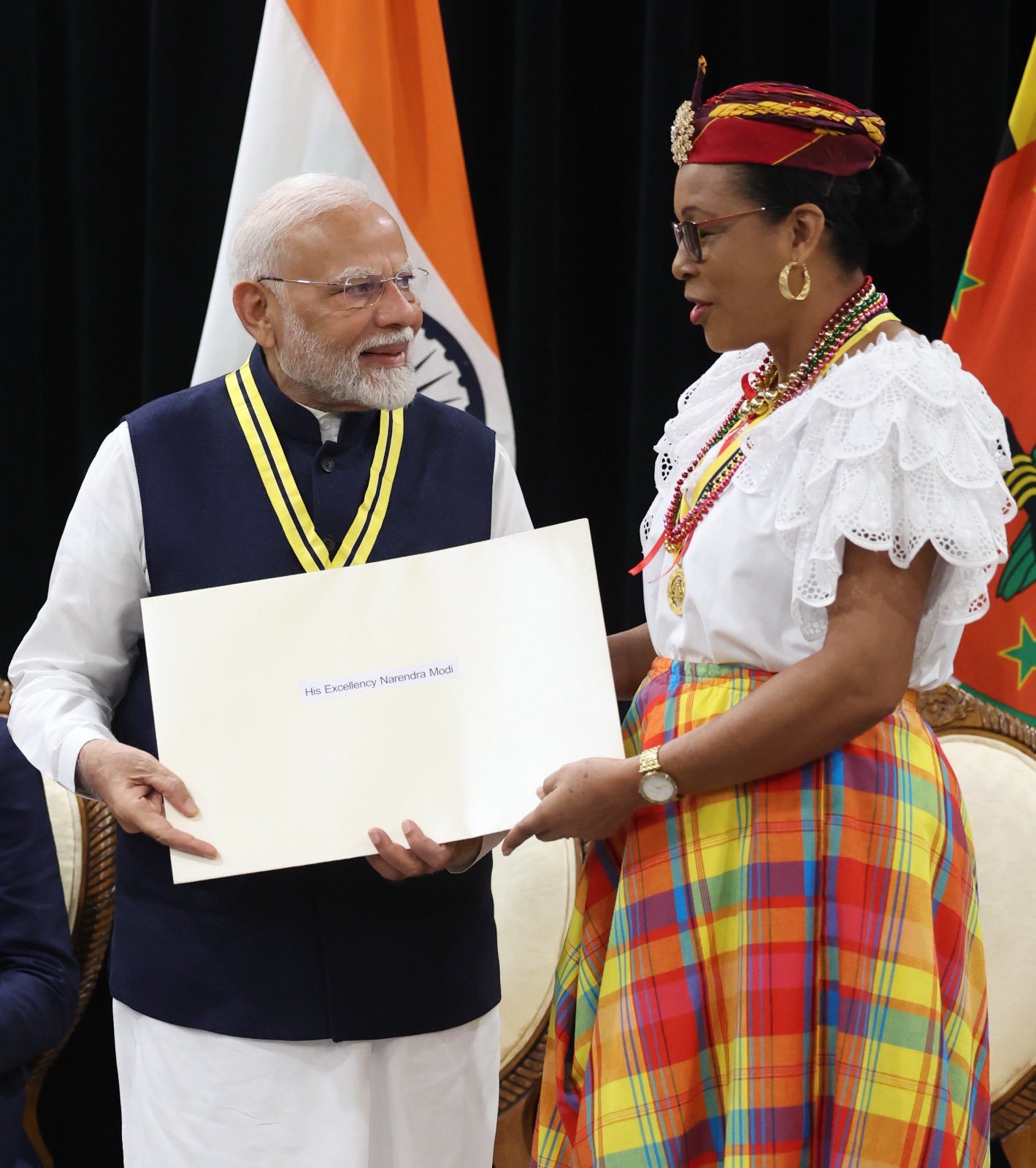 Prime Minister Narendra Modi was Honoured with Dominica's Highest Award