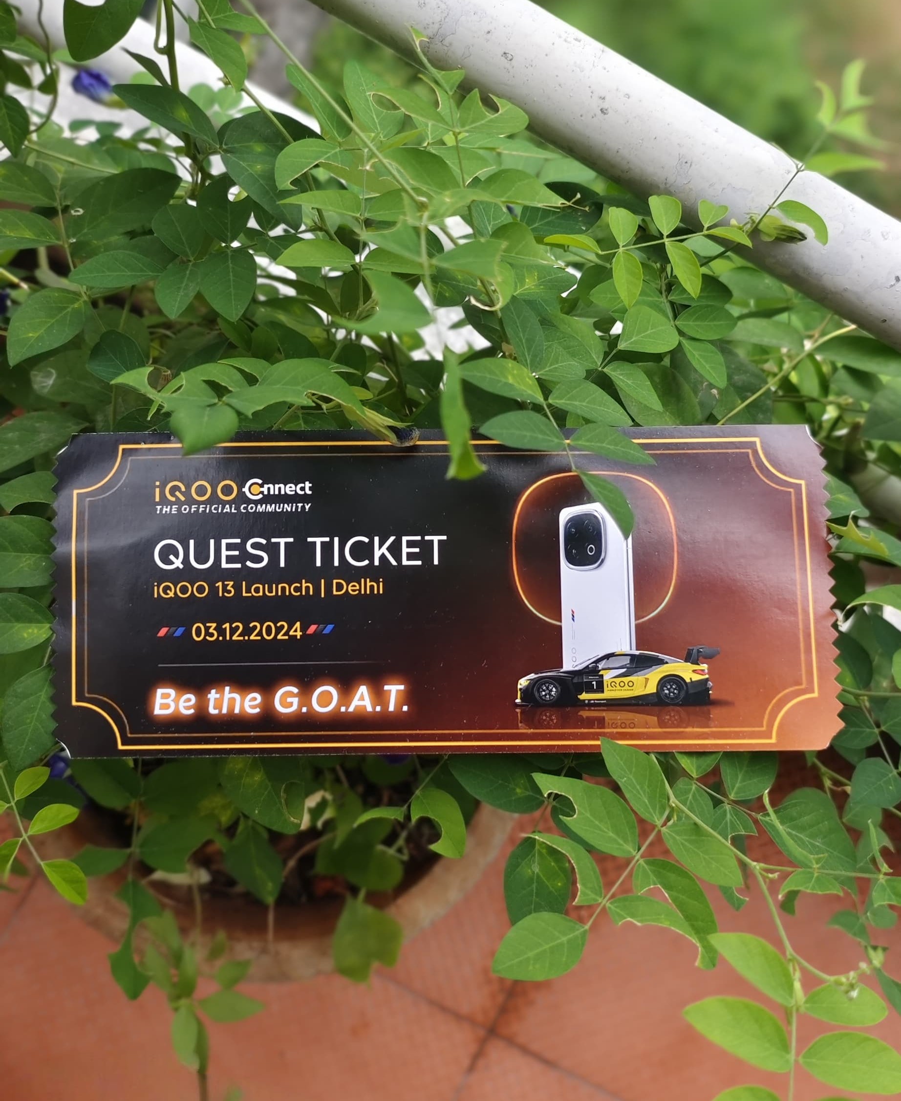 Quest Ticket is here 🎫 | iQOO13 😎 | GOAT Landing on 3rd December 📆