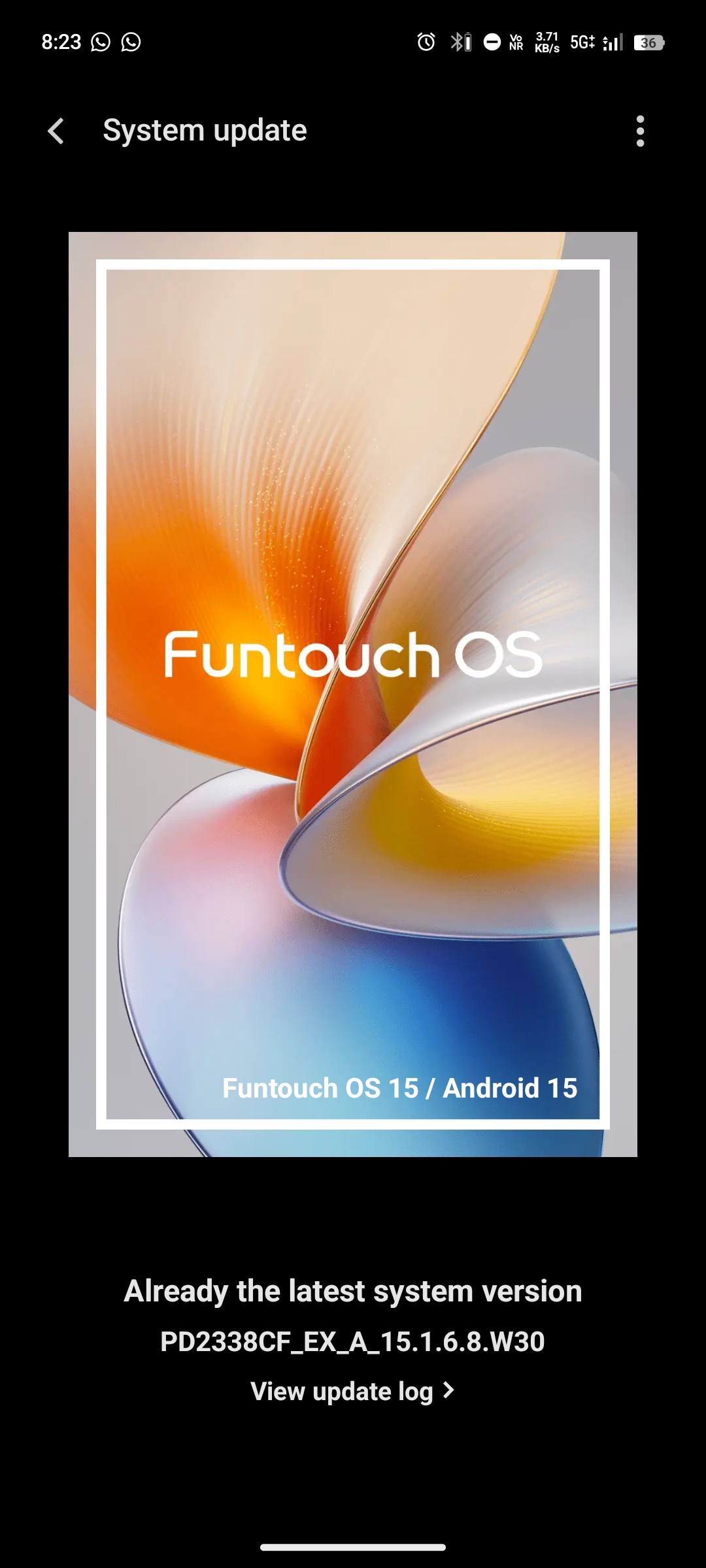 Iqoo Neo 9 pro after funtouch os 15 update