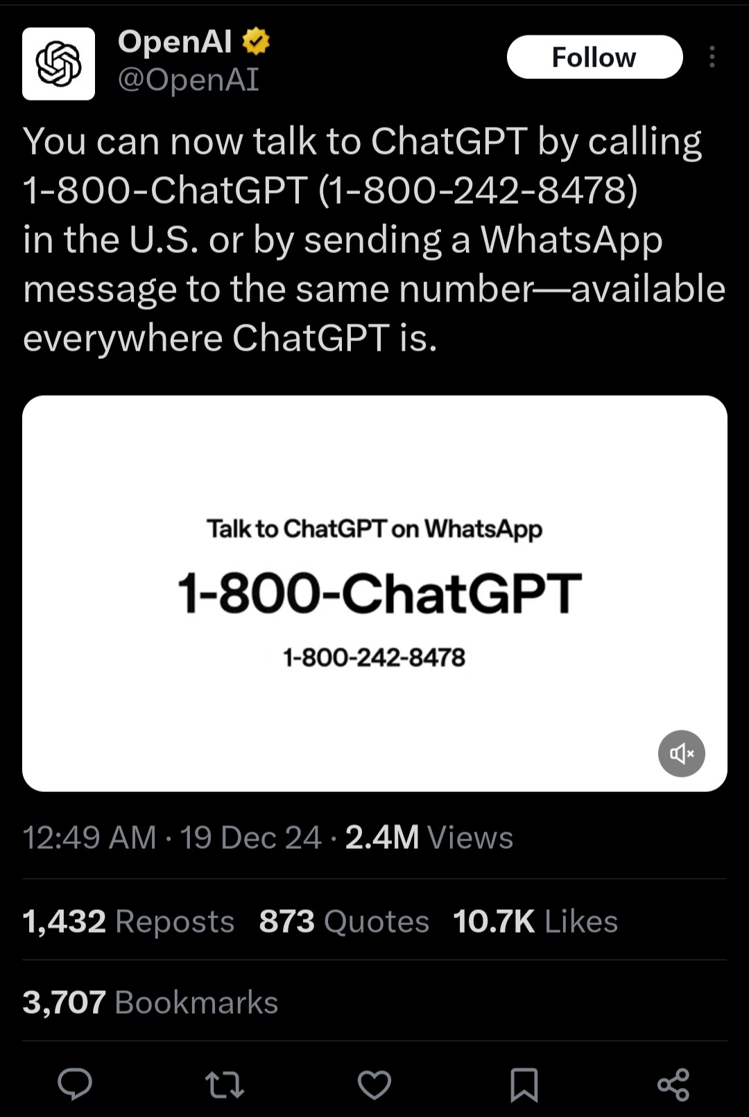 ChatGPT is Now Available on WhatsApp and Phone Calls! Here's How to Get ...