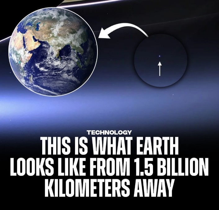 This is What Earth Look Like From 1.5 Billion KM Away 🤯