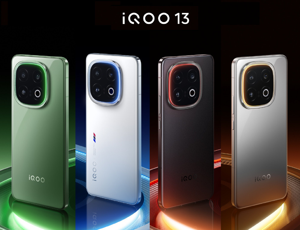 TOTAL iQOO 13 AVAILABLE IN 4 COLOURS GLOBALLY.
