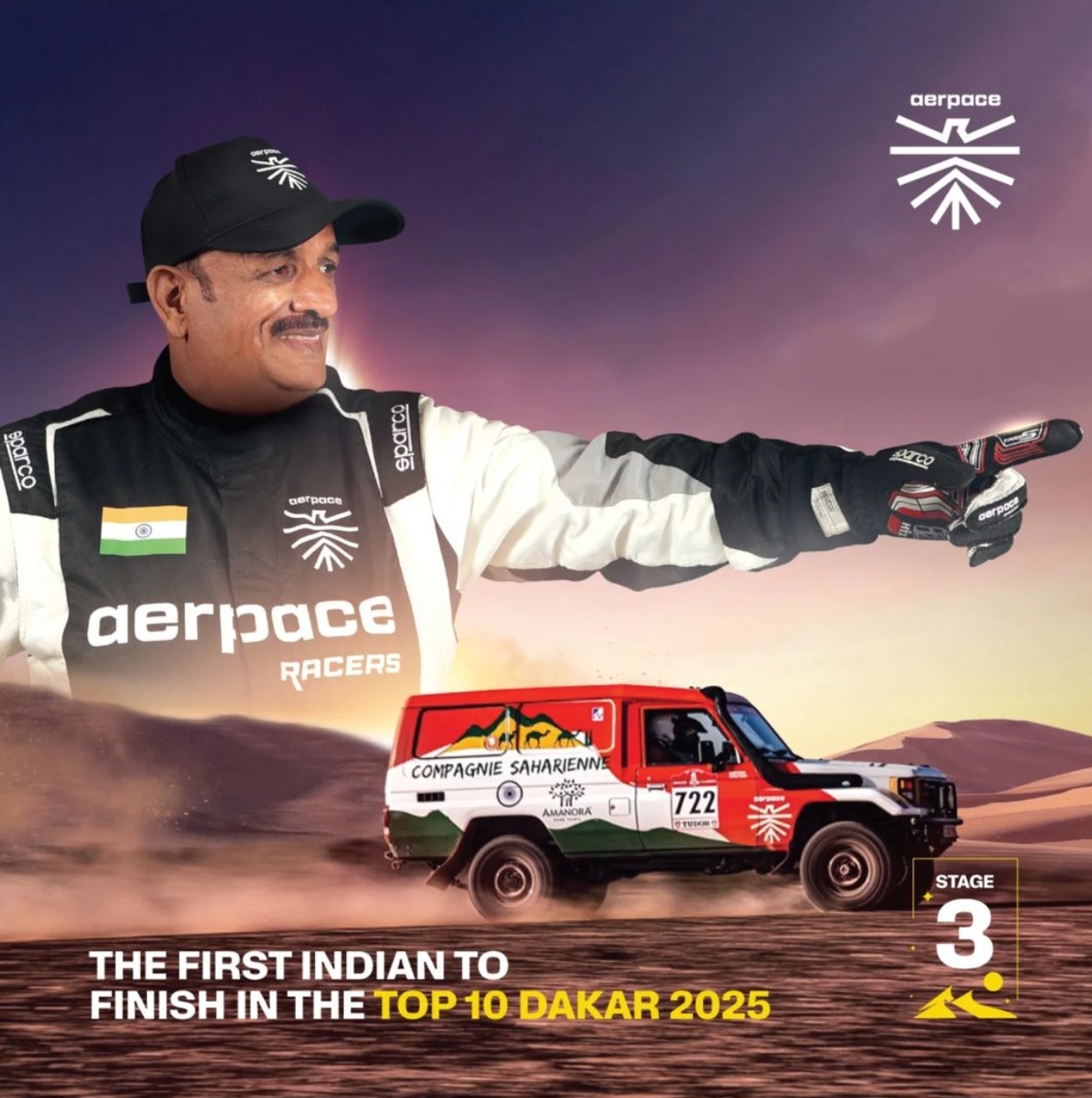Sanjay Takale Becomes the First Indian To Finish in the Top 10 in Dakar ...
