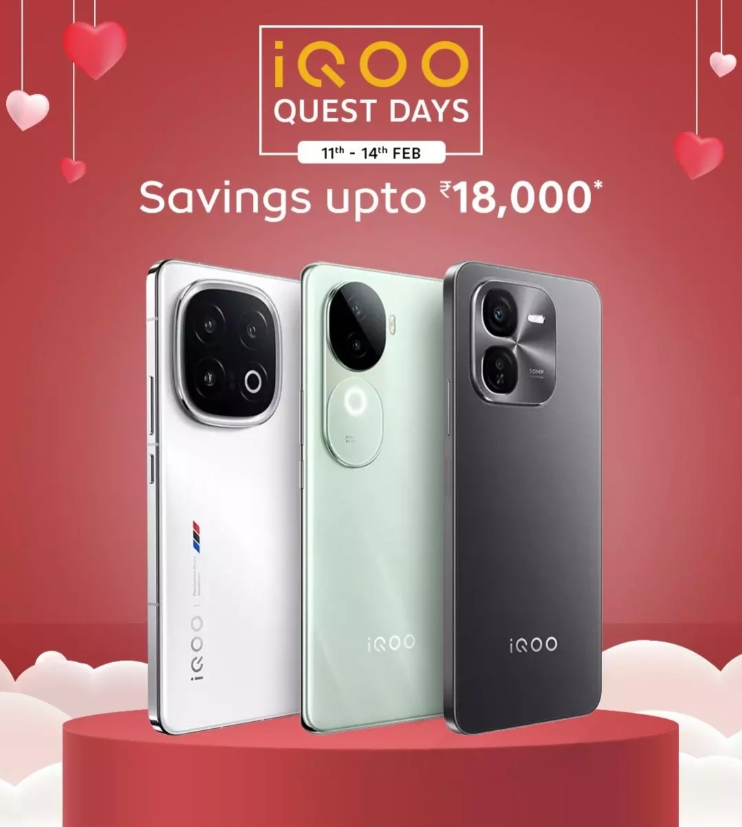 Happy Valentine's iQOO Quest Days Are Back – Celebrate Love with Amazing Deals!