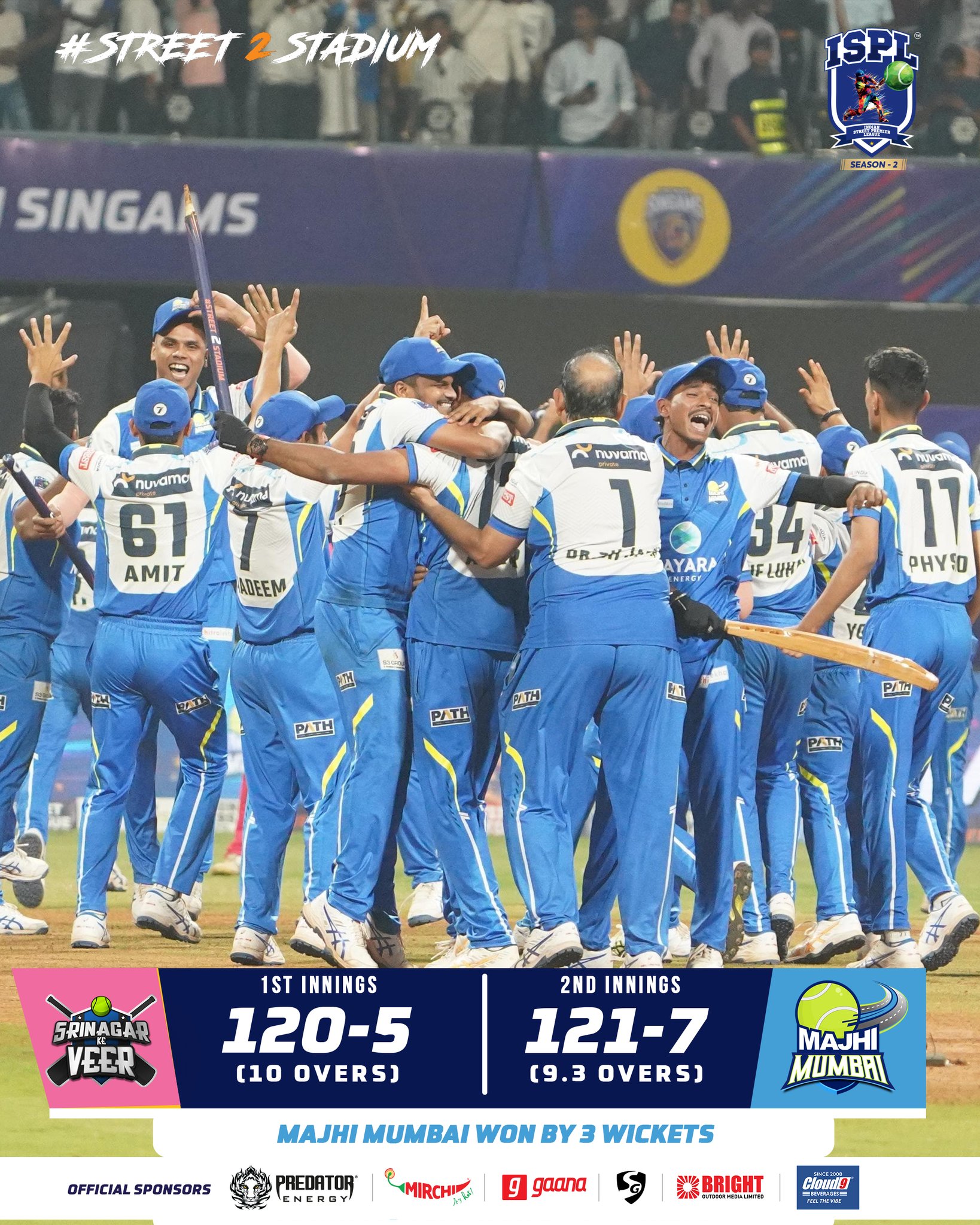 ISPL 2025 Final Highlights: Vijay Pawle stars as Majhi Mumbai win ISPL ...